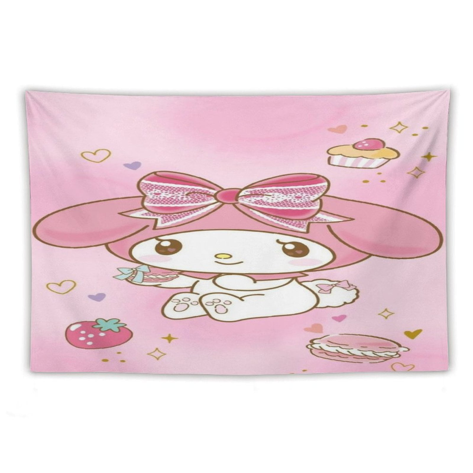 My Melody Fashion Tapestries Living Room Bedroom Decor Tapesty Wall ...