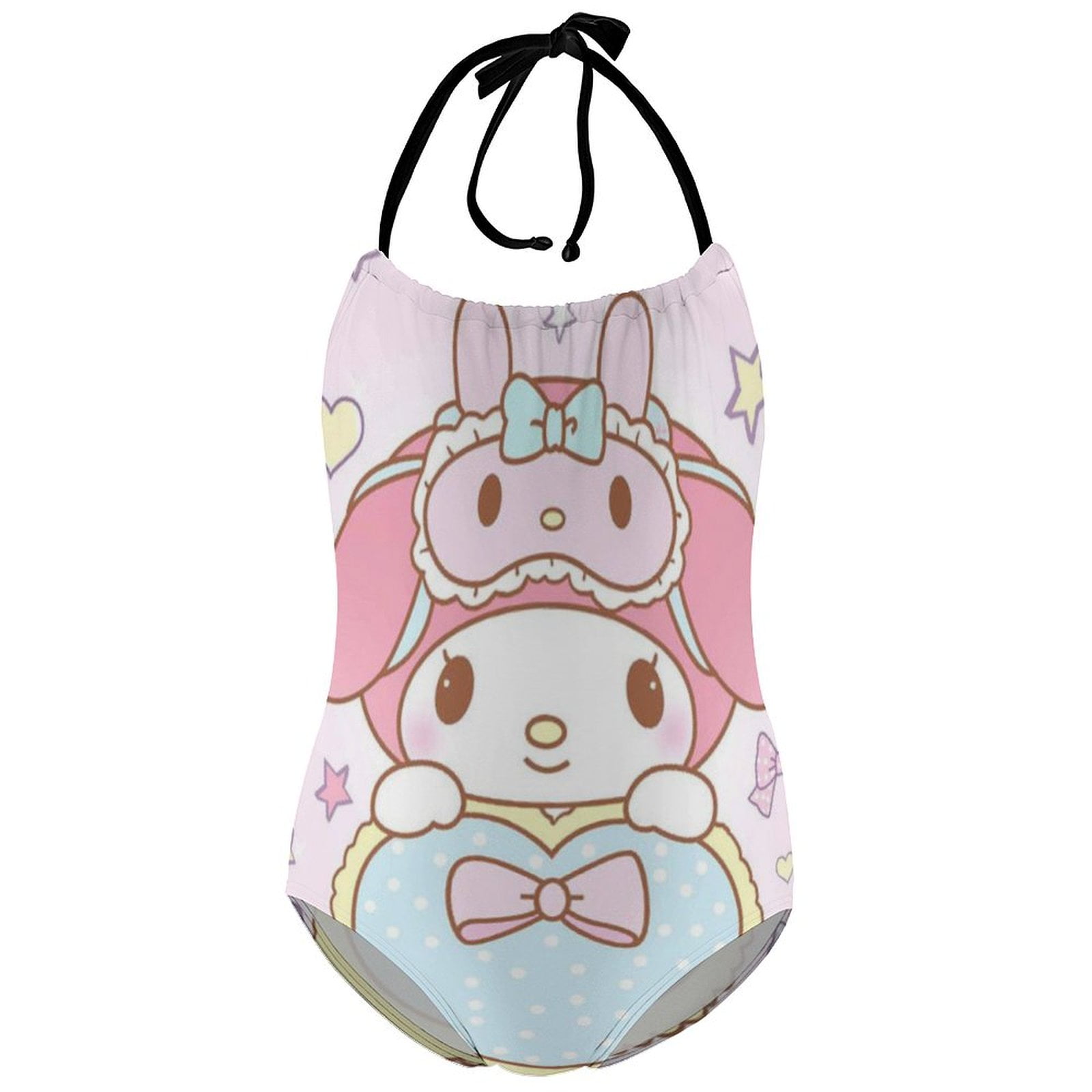 My Melody Girls One Piece Swimsuit Quick Dry Swimwear Print Bathing ...