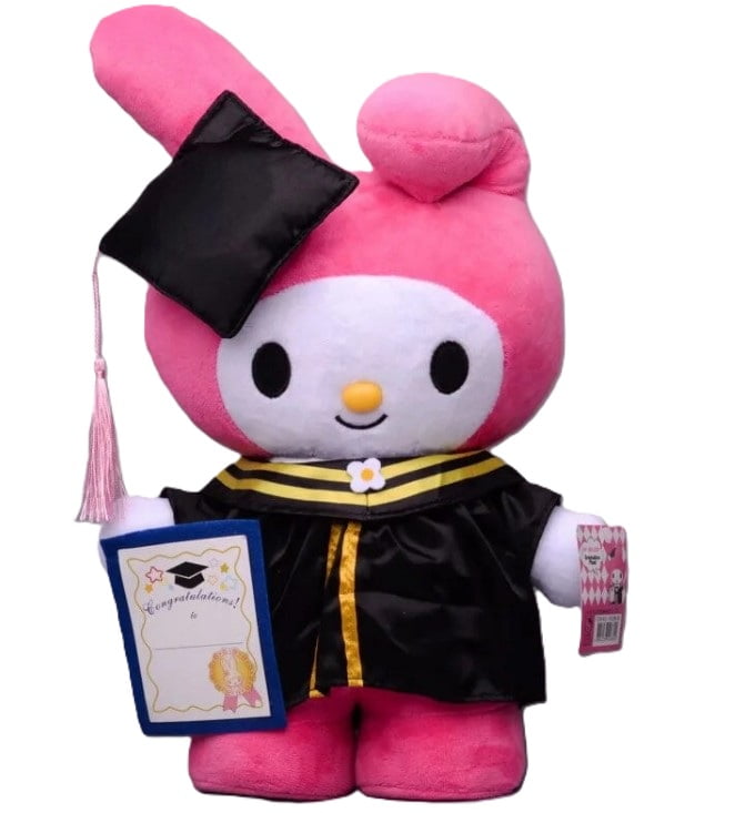 My Melody Graduation Large Plush Doll 13" (30cm) Graduation Plush Gift ...
