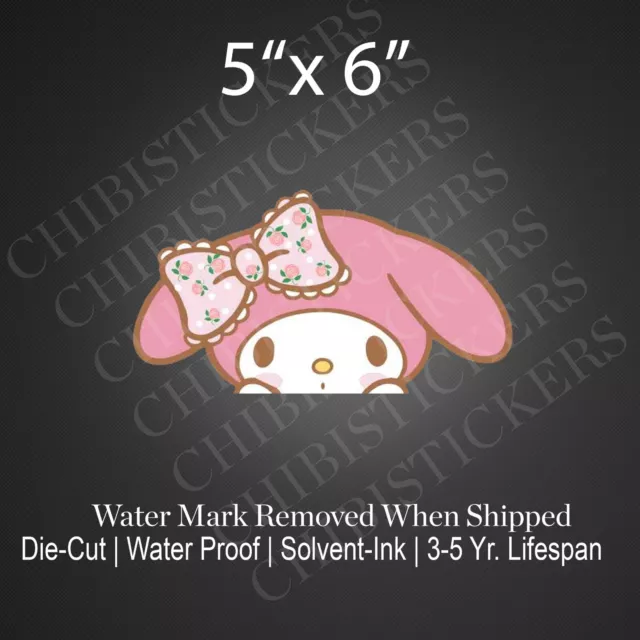 My Melody Hello Kitty Sanrio Kerropi Sticker Anime Vinyl Sticker ...