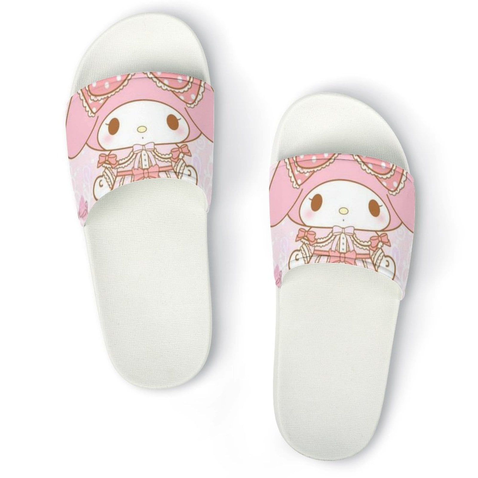 My Melody Home Slippers Non Slip Bathroom Open Toe Shoes Lightweight ...