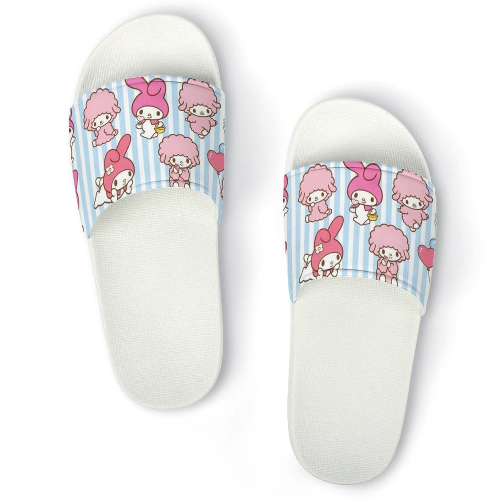 My Melody Home Slippers Non Slip Bathroom Open Toe Shoes Lightweight ...