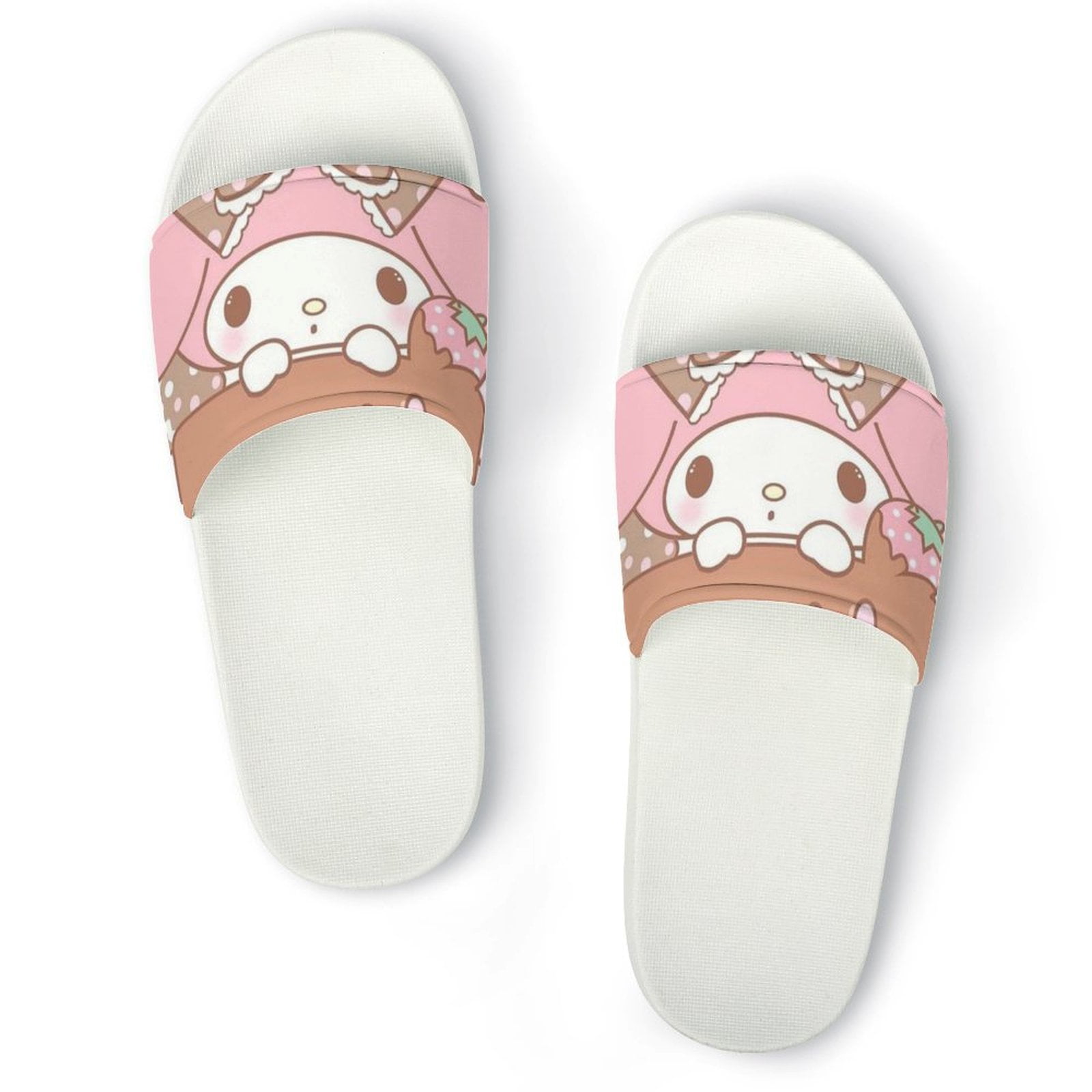 My Melody Home Slippers Non Slip Bathroom Open Toe Shoes Lightweight ...