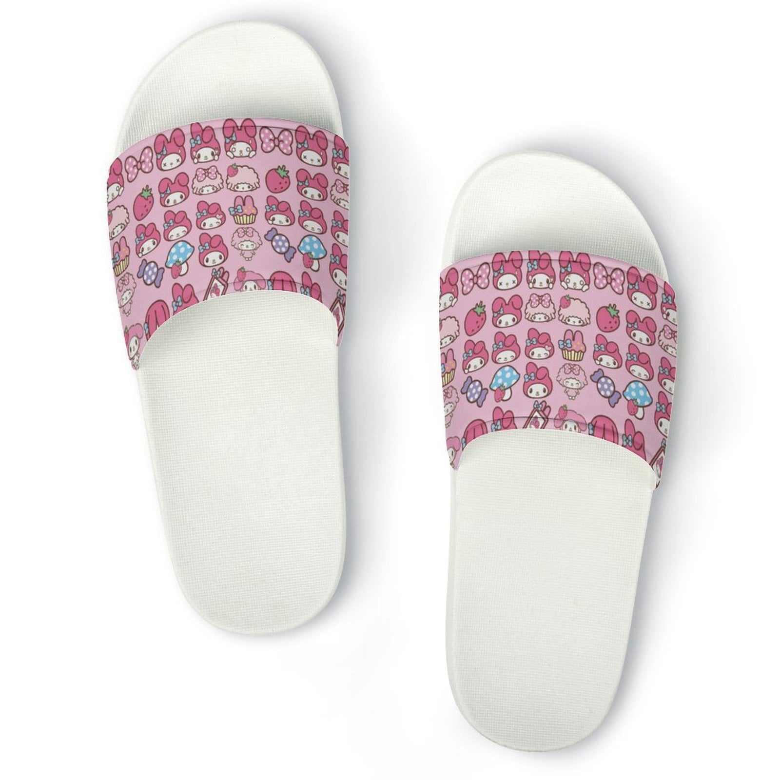 My Melody Home Slippers Non Slip Bathroom Open Toe Shoes Lightweight ...