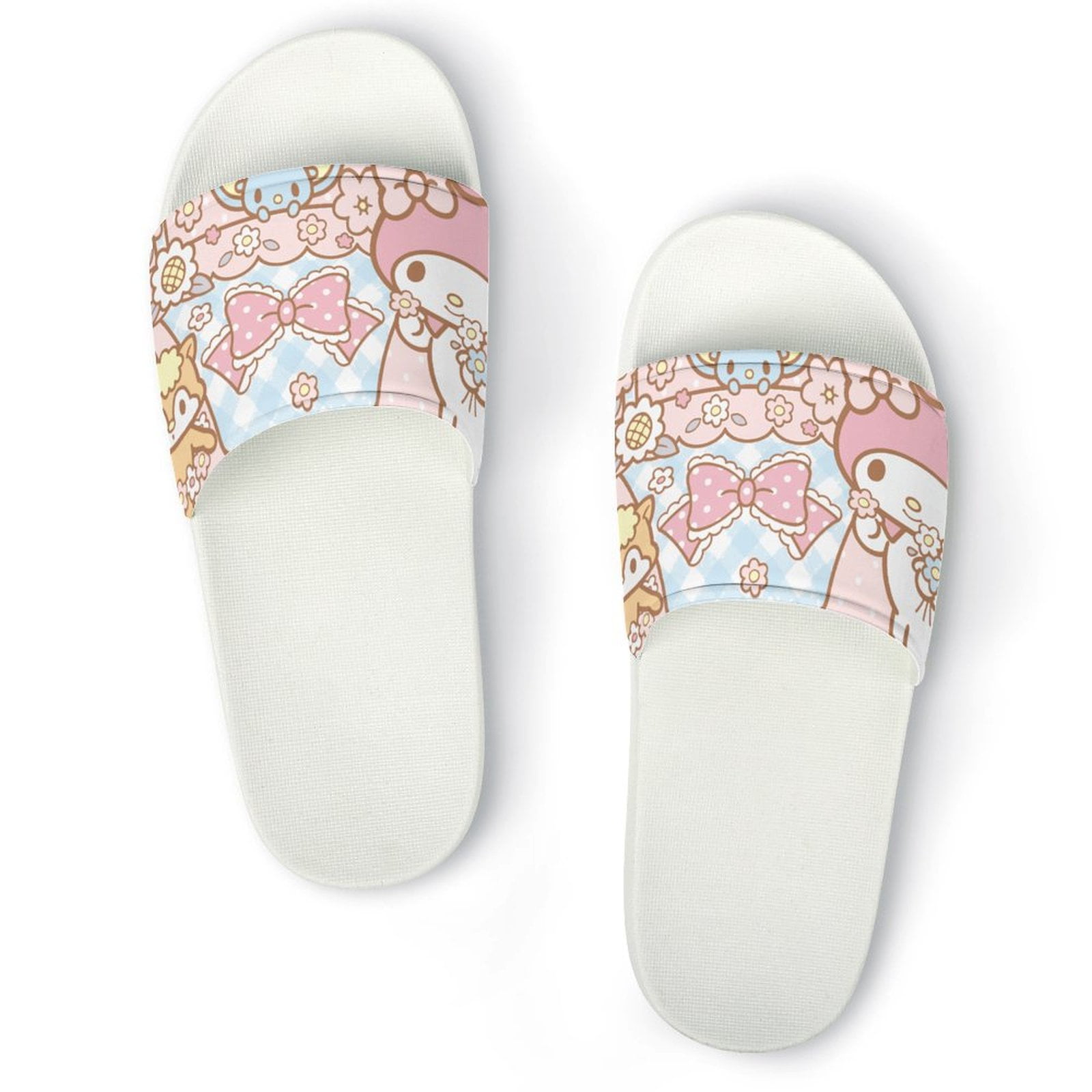 My Melody Home Slippers Non Slip Bathroom Open Toe Shoes Lightweight ...