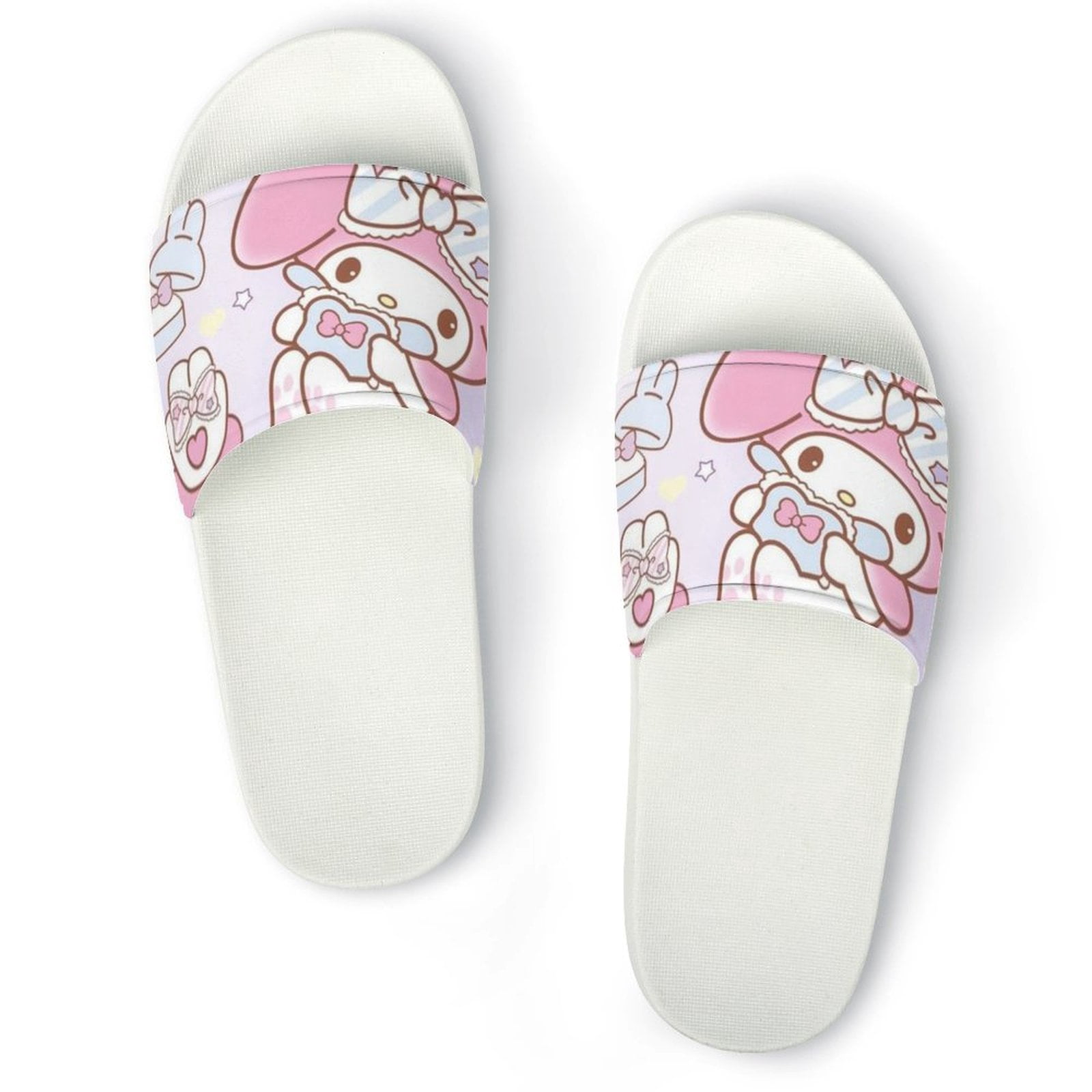 My Melody Home Slippers Non Slip Bathroom Open Toe Shoes Lightweight ...