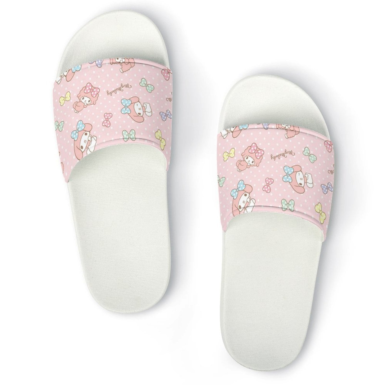 My Melody Home Slippers Non Slip Bathroom Open Toe Shoes Lightweight ...