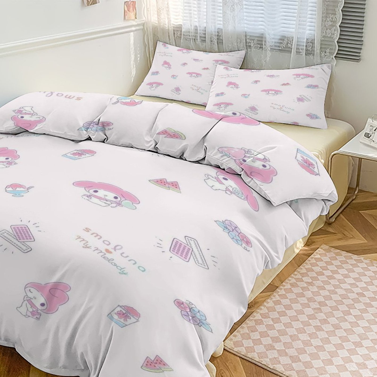 My Melody Kids Twin Bed in a Bag, Comforter and Sheets,Cartoon ...