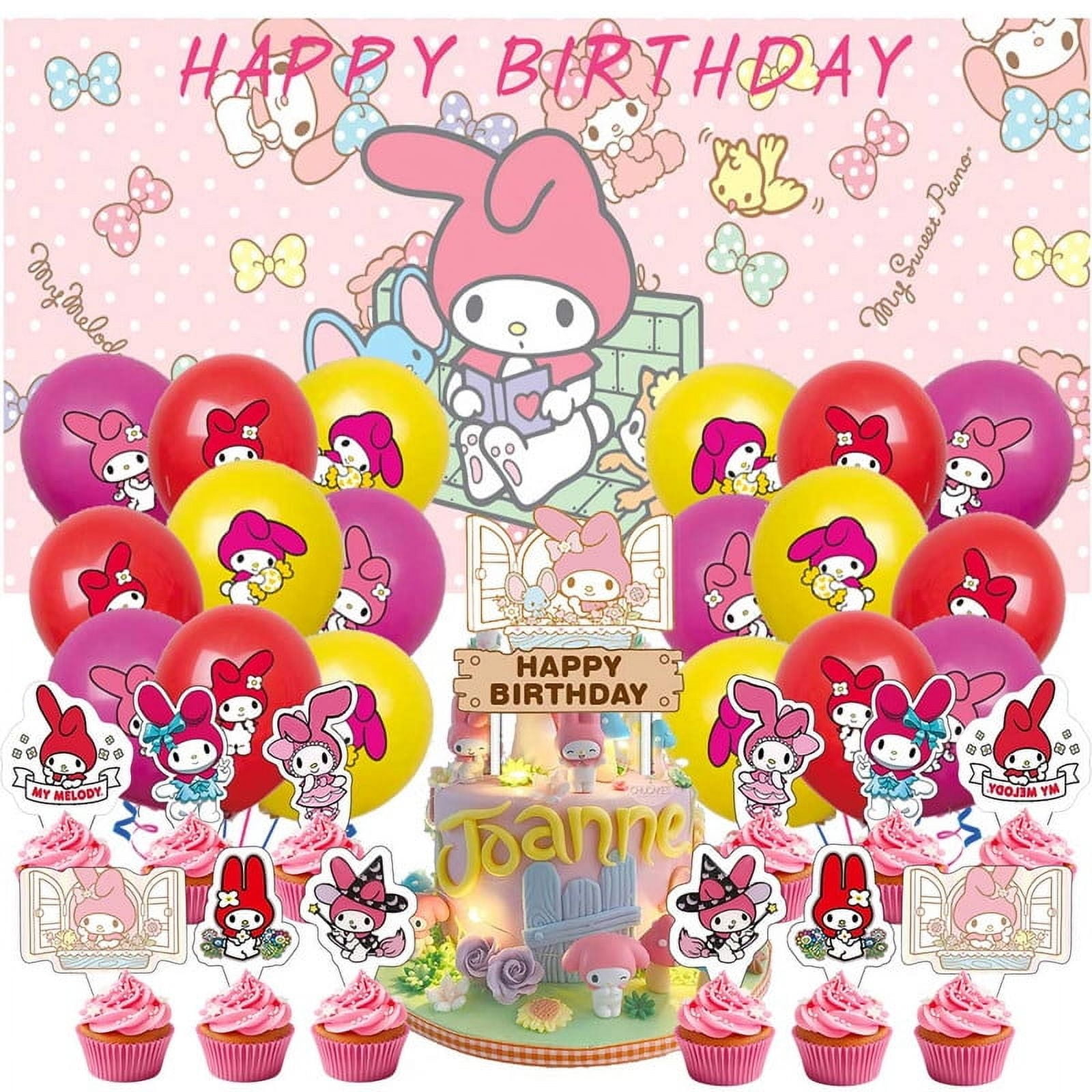 My Melody Kit Latex Balloons Birthday Set Party Decor Decorations for ...