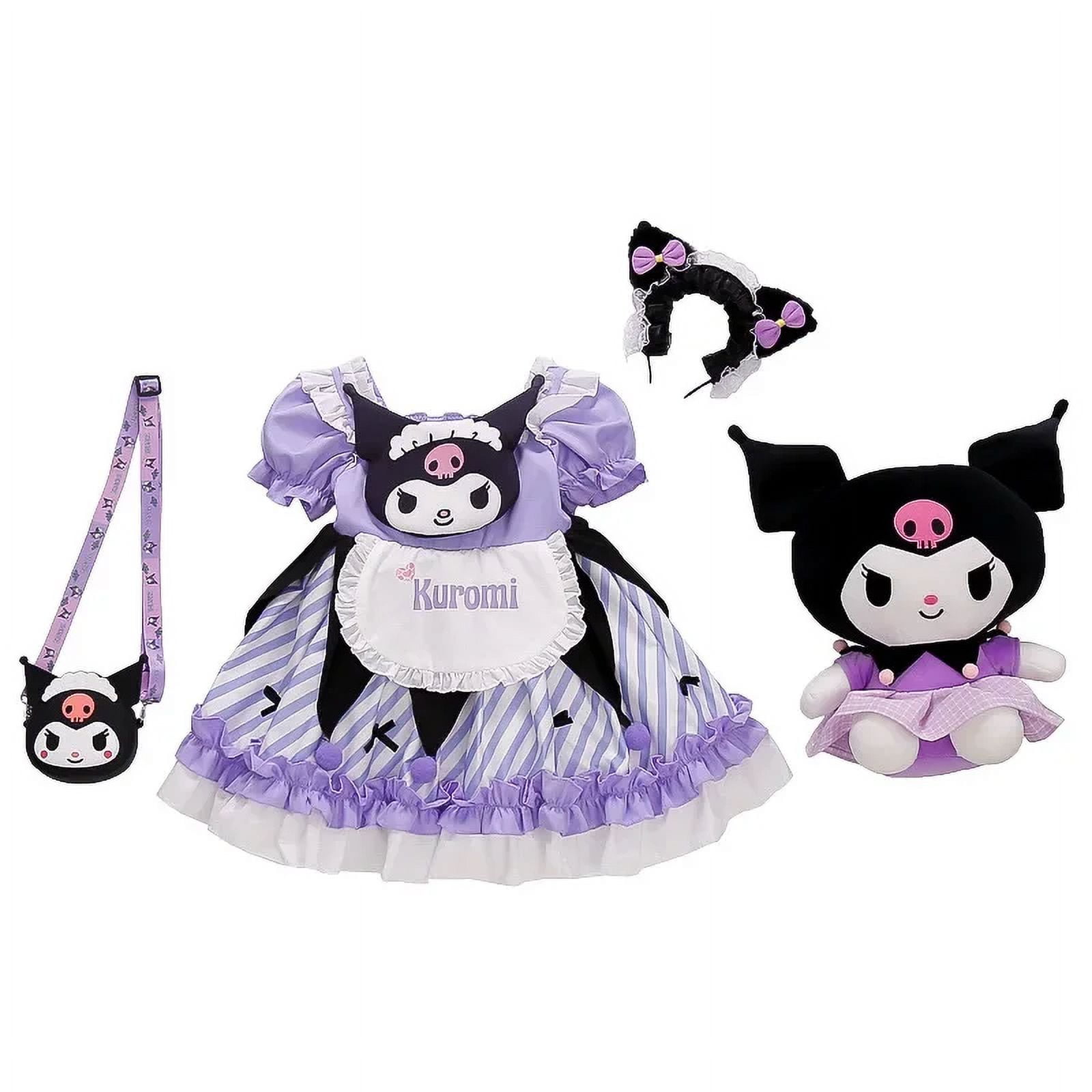 My Melody Kuromi Children Dresses Girl Cosplay Cartoon Dresses Sohort ...