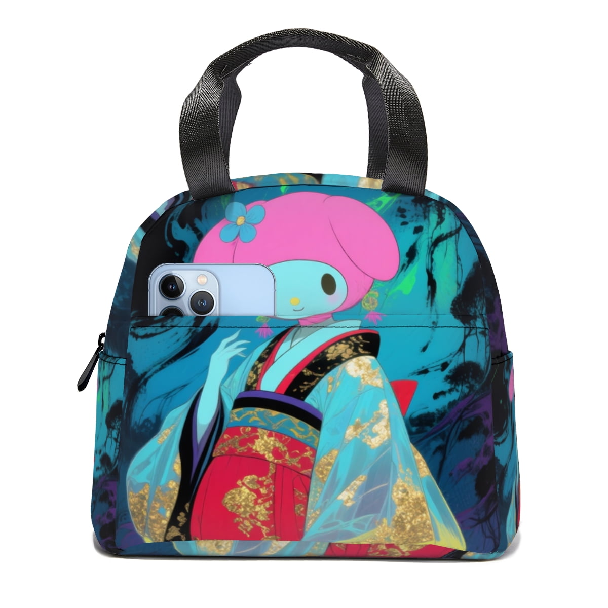 My Melody Lunch Bag Insulated Lunch Box Unisex Reusable Lunchbox ...