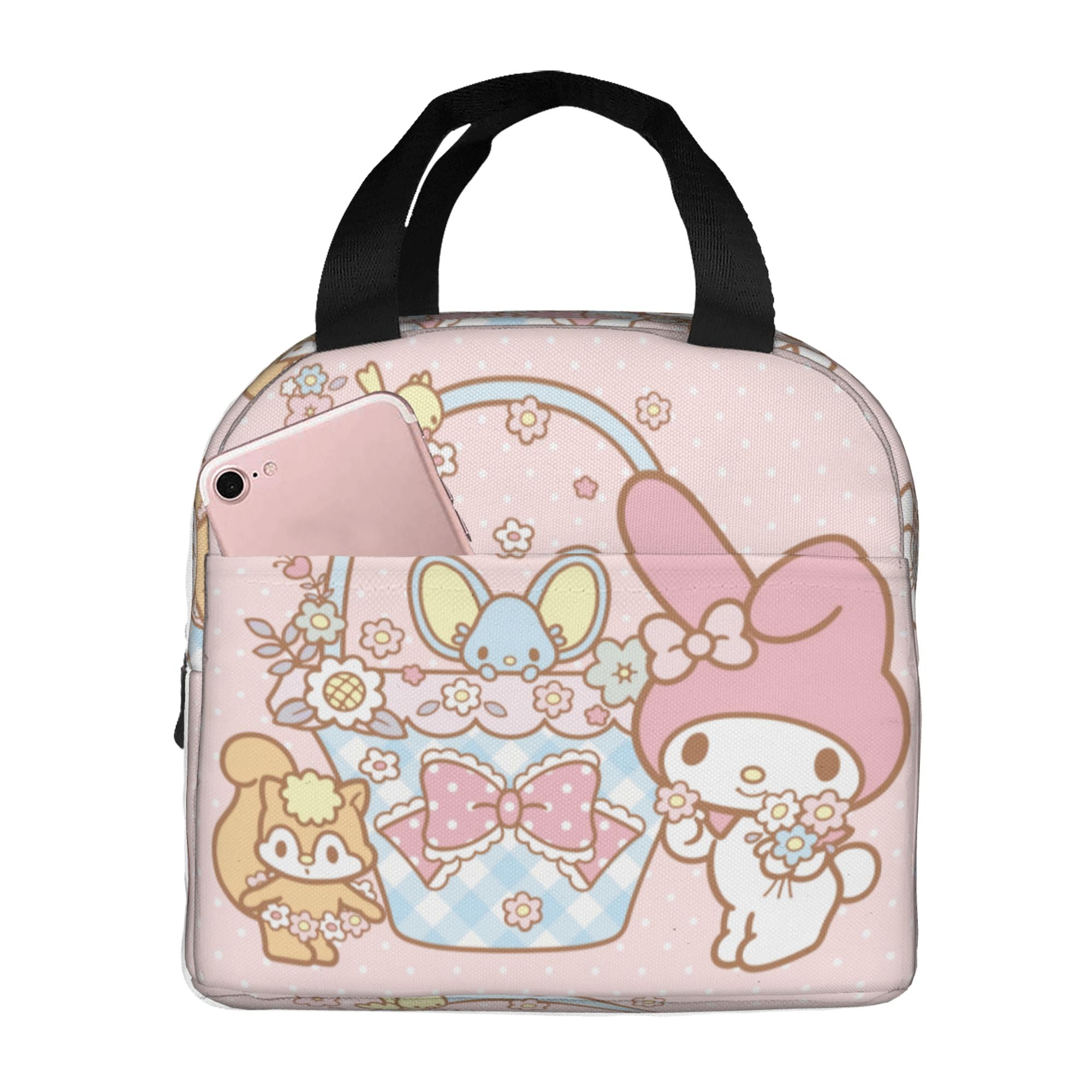 My Melody Lunch Bag Lunch Bag Tote Bag Insulated Lunch Box Picnic Beach ...