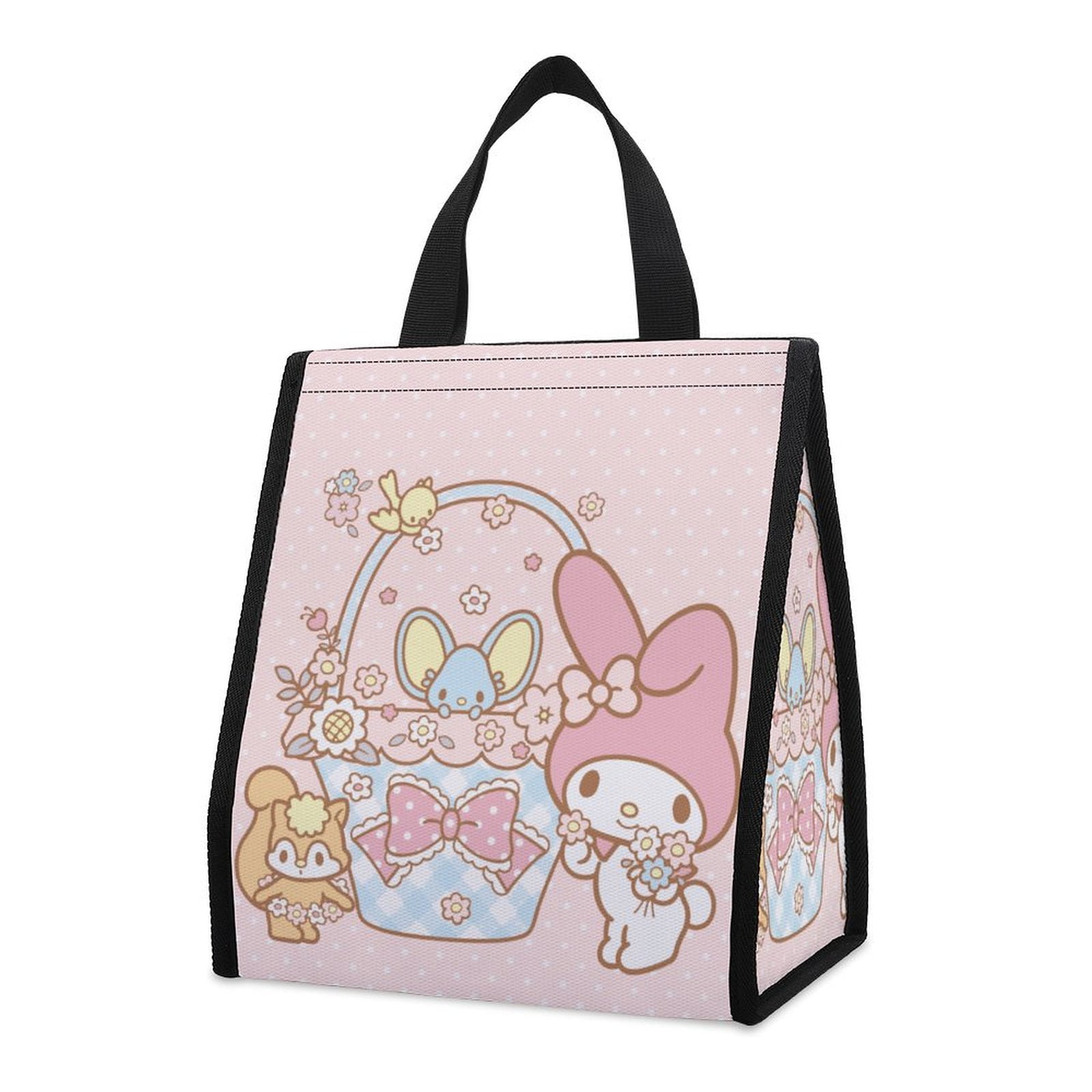My Melody Lunch Bag Reusable Portable Lunch Tote Thermal Lunch Box ...