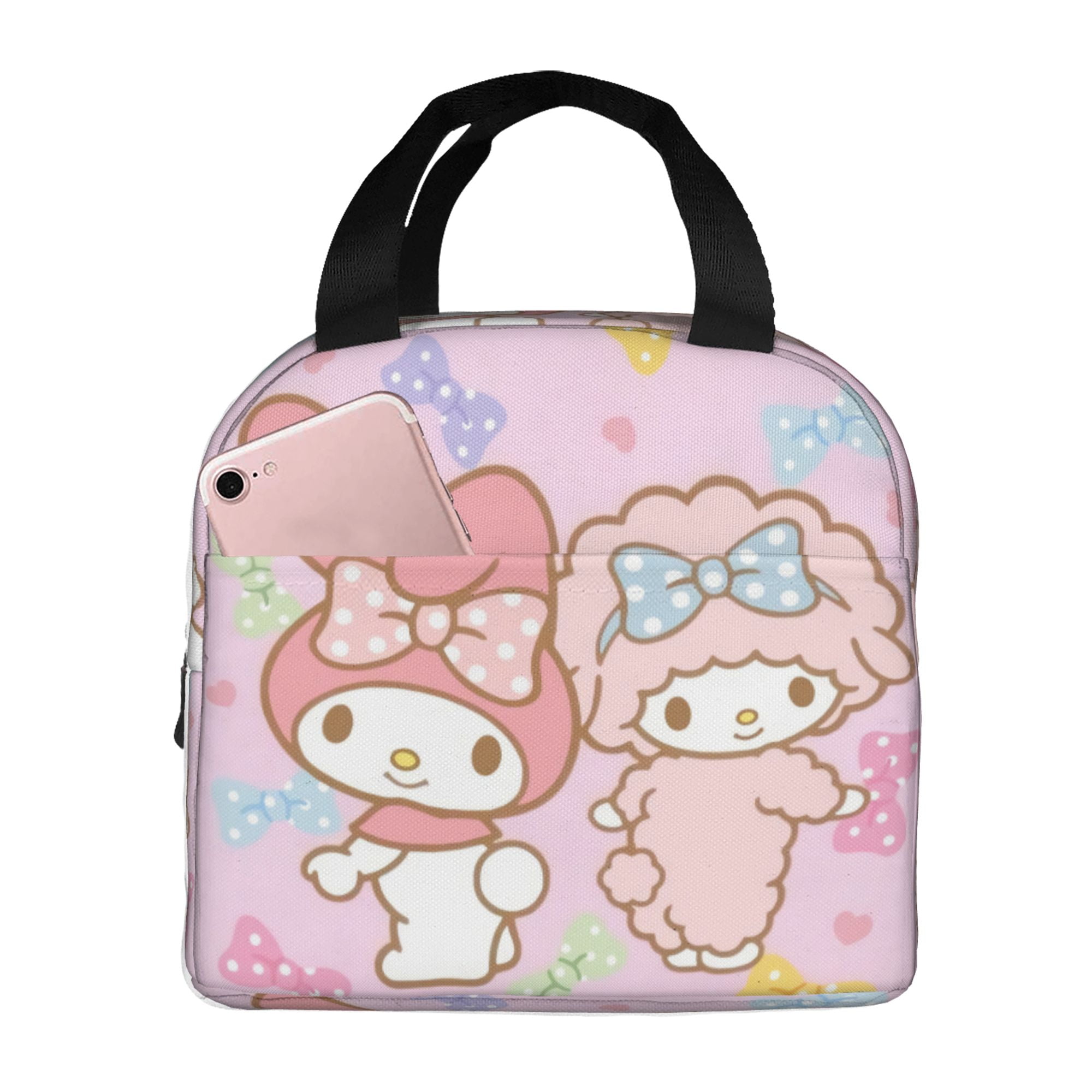 My Melody Lunch Bag Tote Bag Insulated Lunch Box Picnic Beach Fishing ...