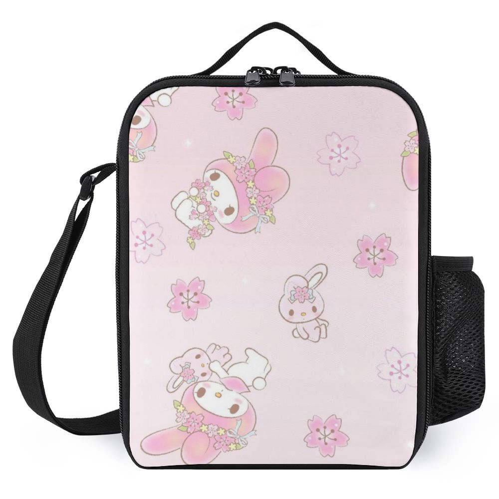 My Melody Lunch Bags Shoulder Bag Reusable Lunch-Box Portable Lunchbox ...