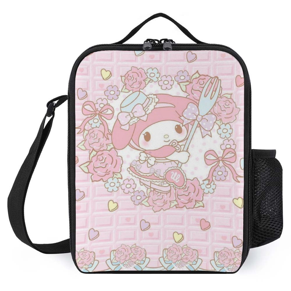 My Melody Lunch Bags Shoulder Bag Reusable Lunch-Box Portable Lunchbox ...