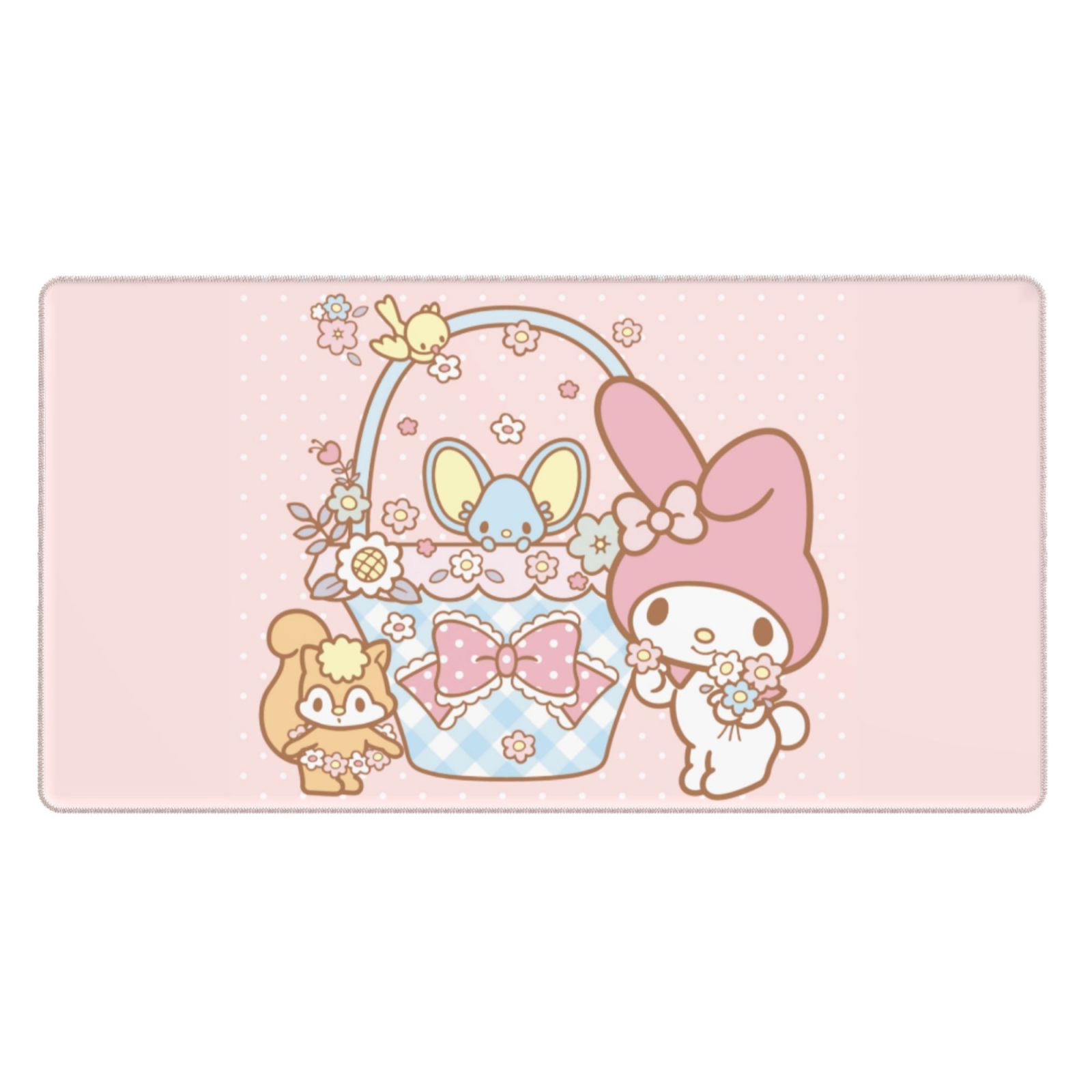 My Melody Mouse Pad 16x29.5 Inch Computer Keyboard Mouse Pad Waterproof ...