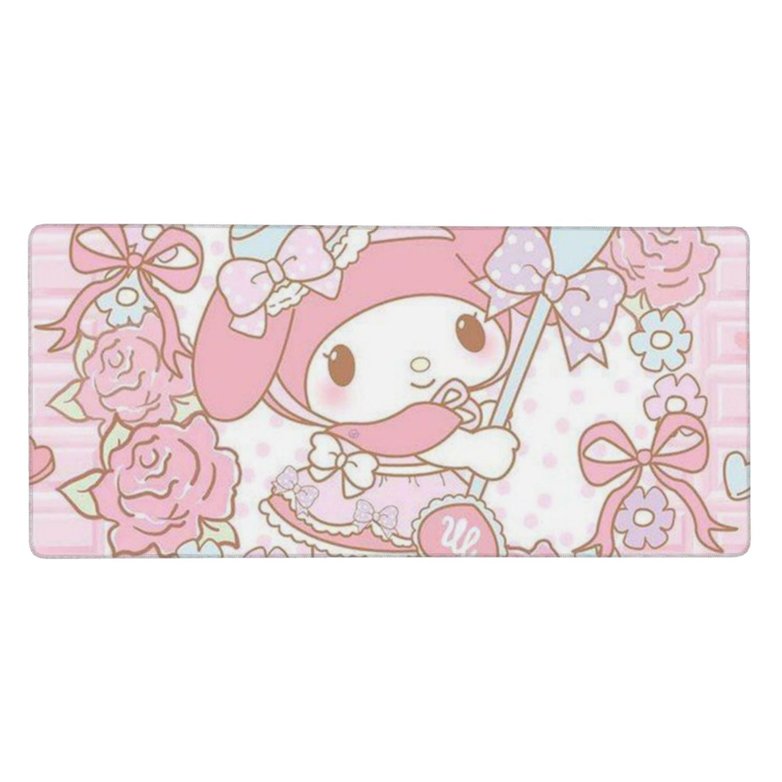 My Melody Mouse Pad Extra Large 16x35.5 Inch Keyboard Mat Anti-Slip ...