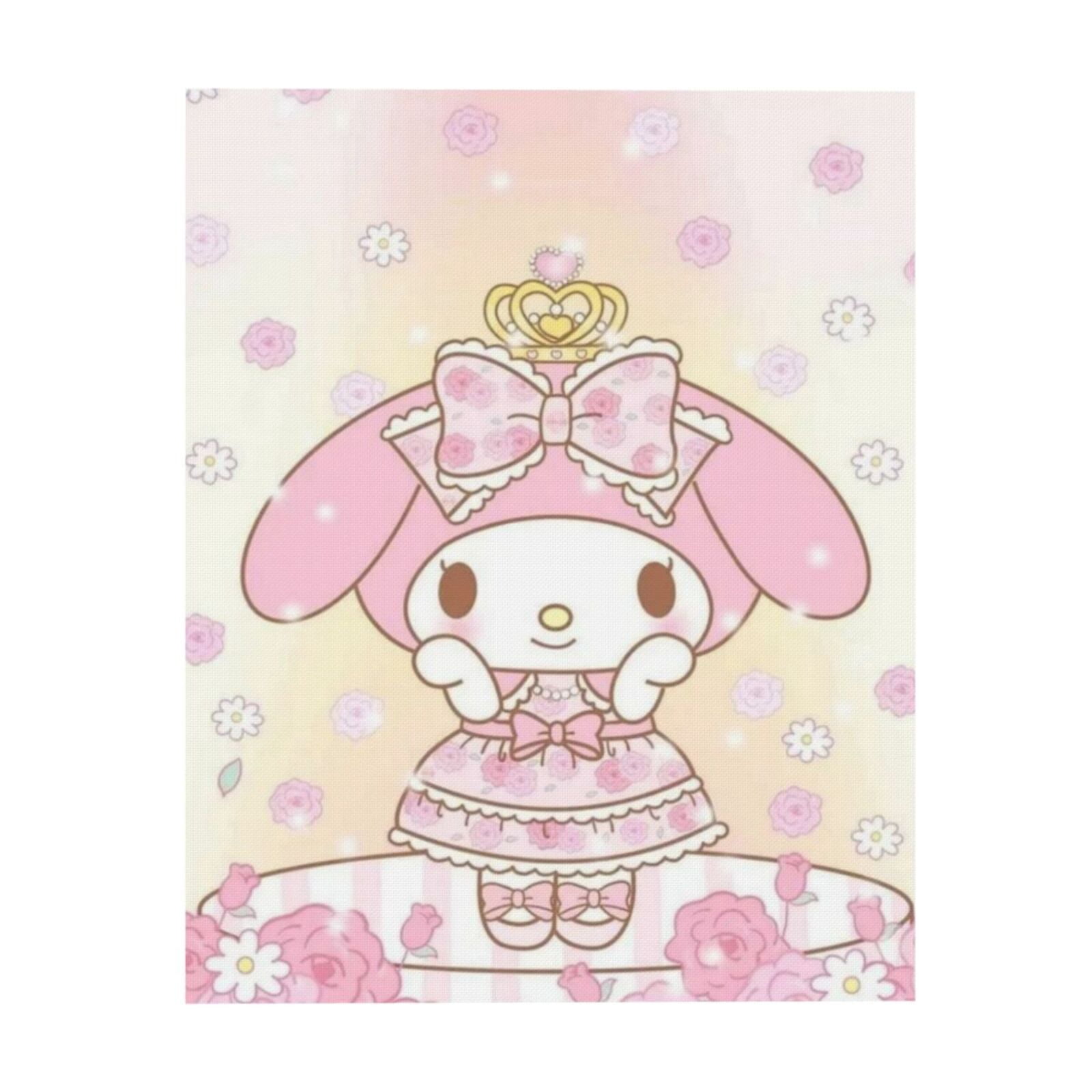 My Melody Pink Canvas Decorative Poster Art Picture Painting Gift ...