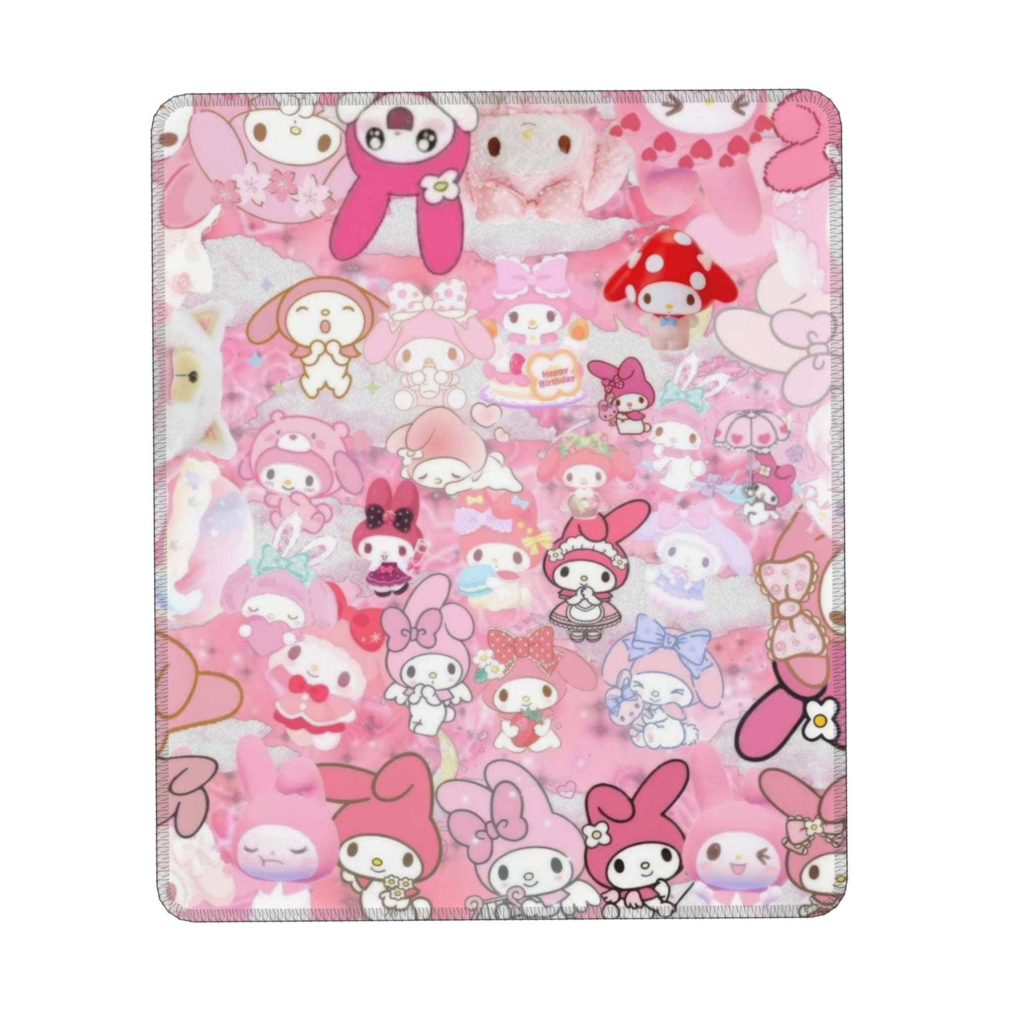 My Melody Rubber Lock Edge Mouse Pad (Vertical) Office Mouse Pad Home ...
