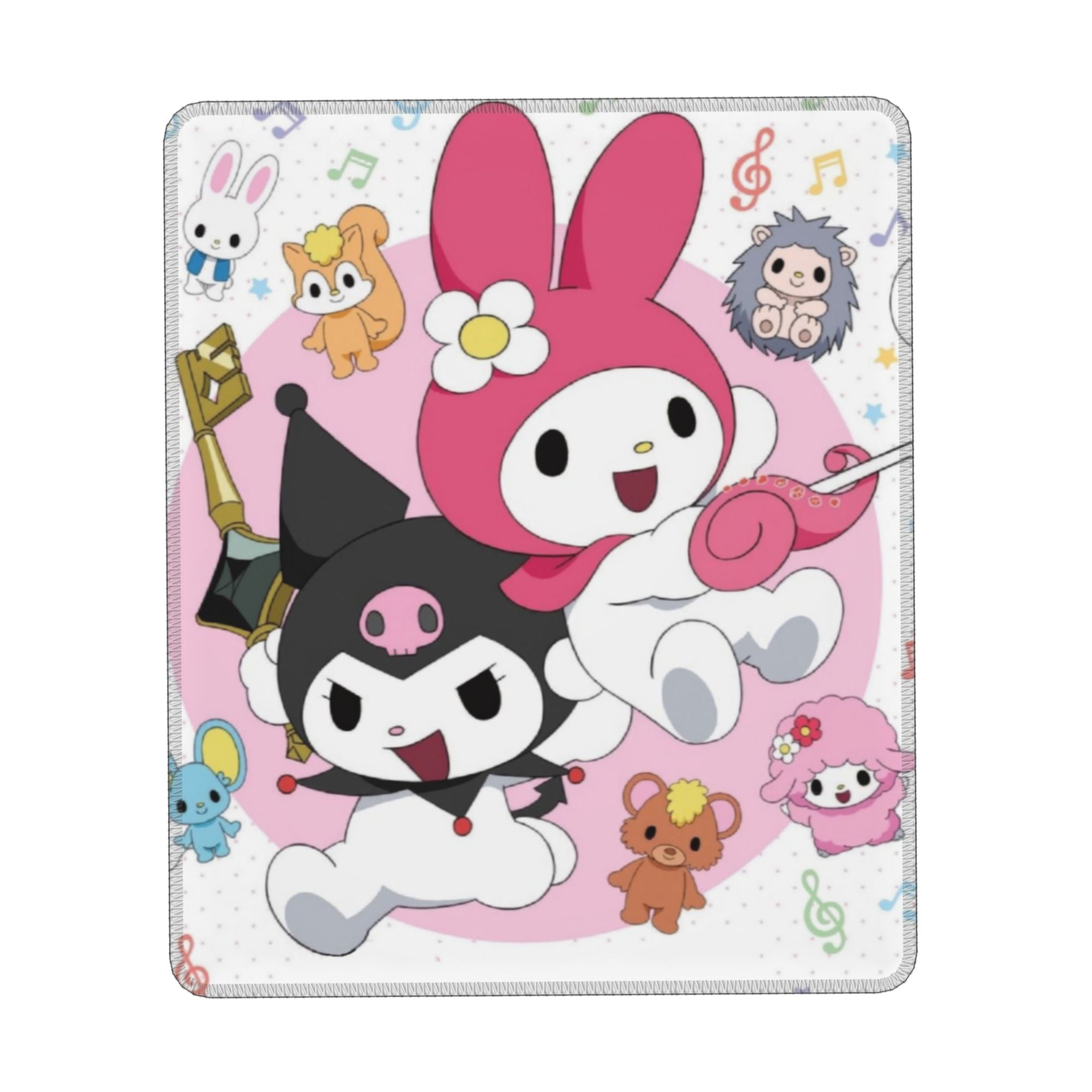 My Melody Rubber Lock Edge Mouse Pad (Vertical) Office Mouse Pad Home ...