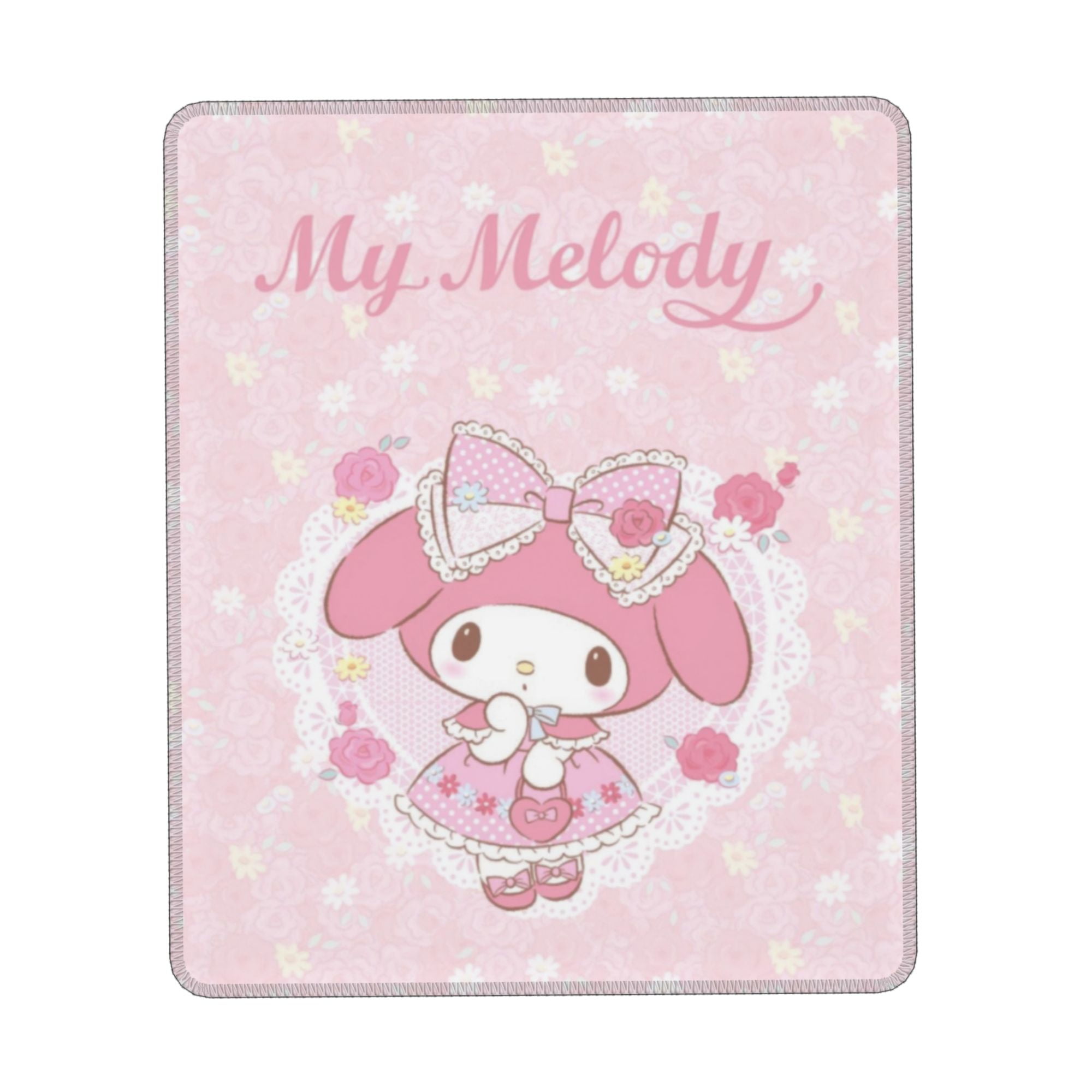 My Melody Rubber Lock Edge Mouse Pad (Vertical) Office Mouse Pad Home ...