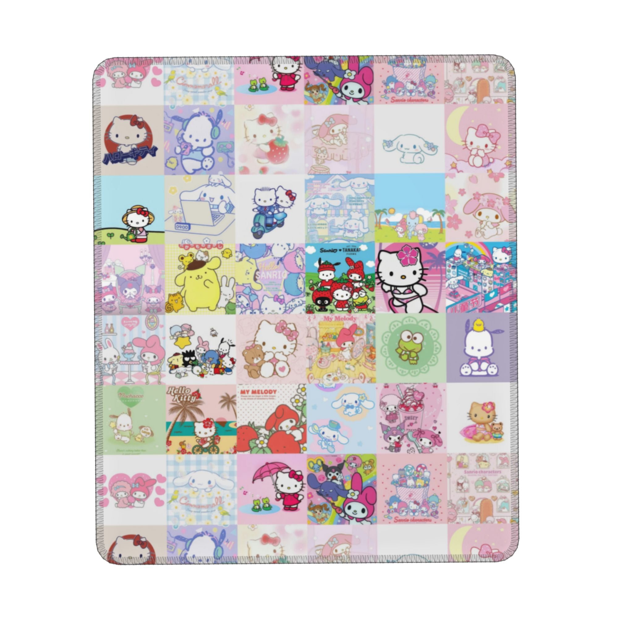 My Melody Rubber Lock Edge Mouse Pad (Vertical) Office Mouse Pad Home ...