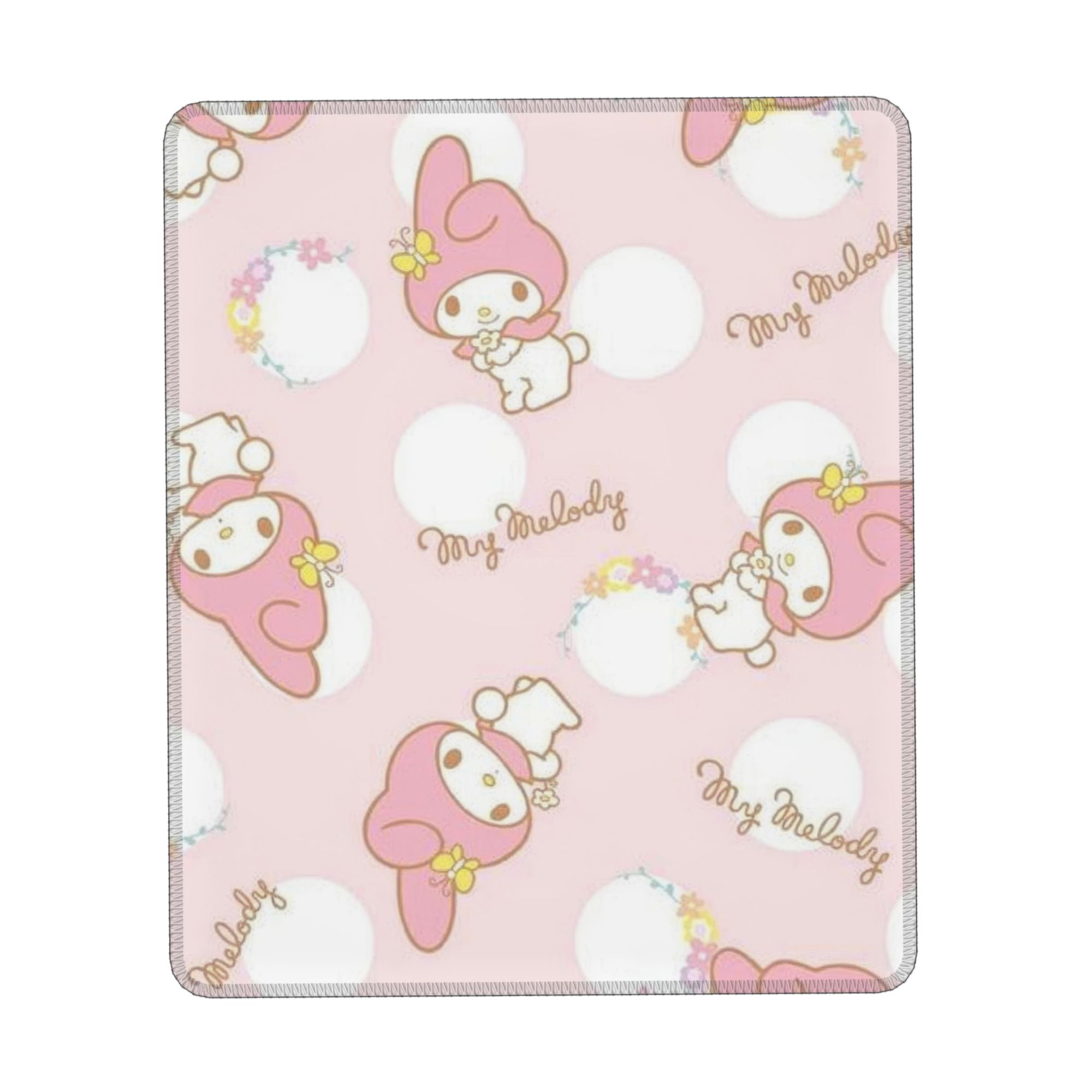 My Melody Rubber Lock Edge Mouse Pad (Vertical) Office Mouse Pad Home ...