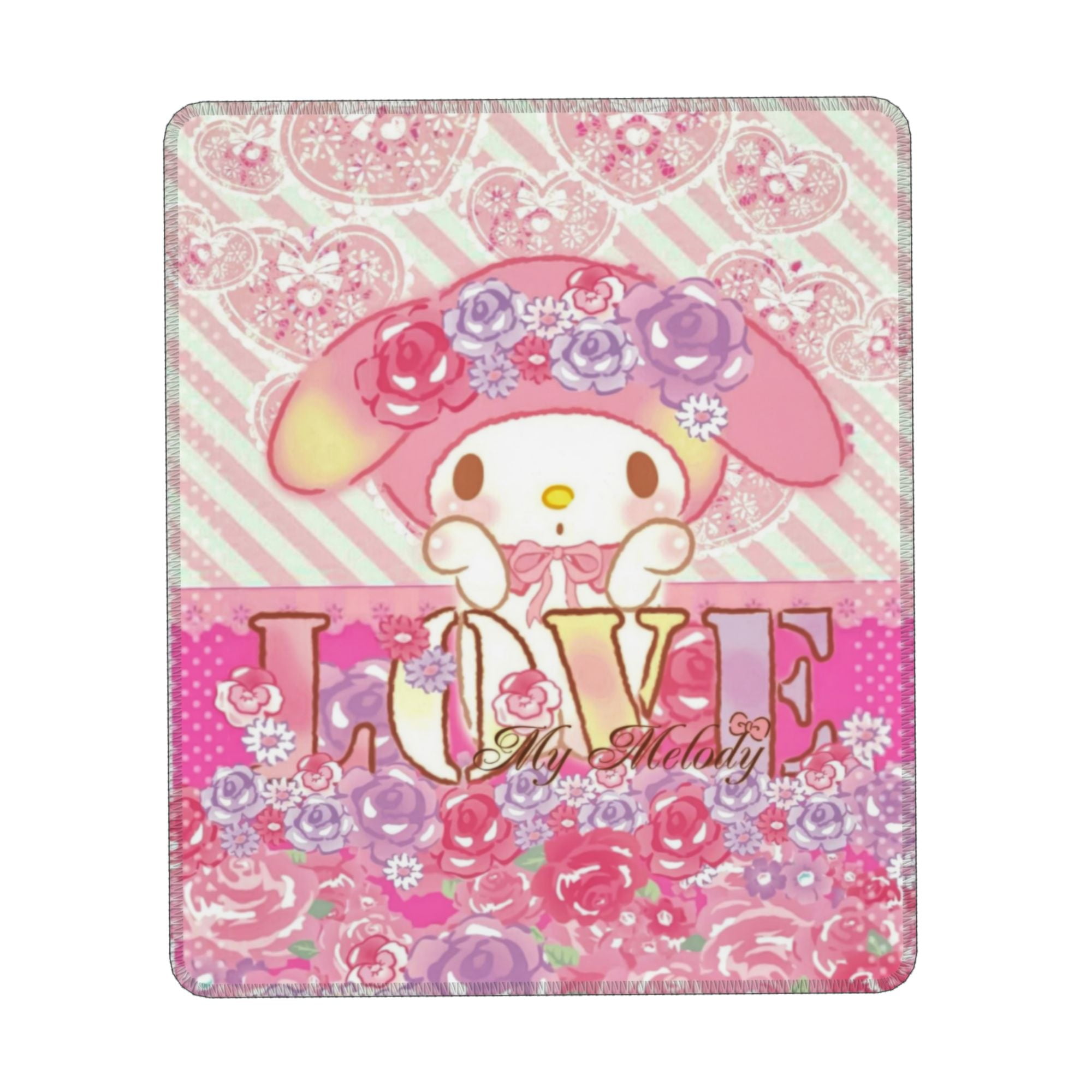 My Melody Rubber Lock Edge Mouse Pad (Vertical) Office Mouse Pad Home ...