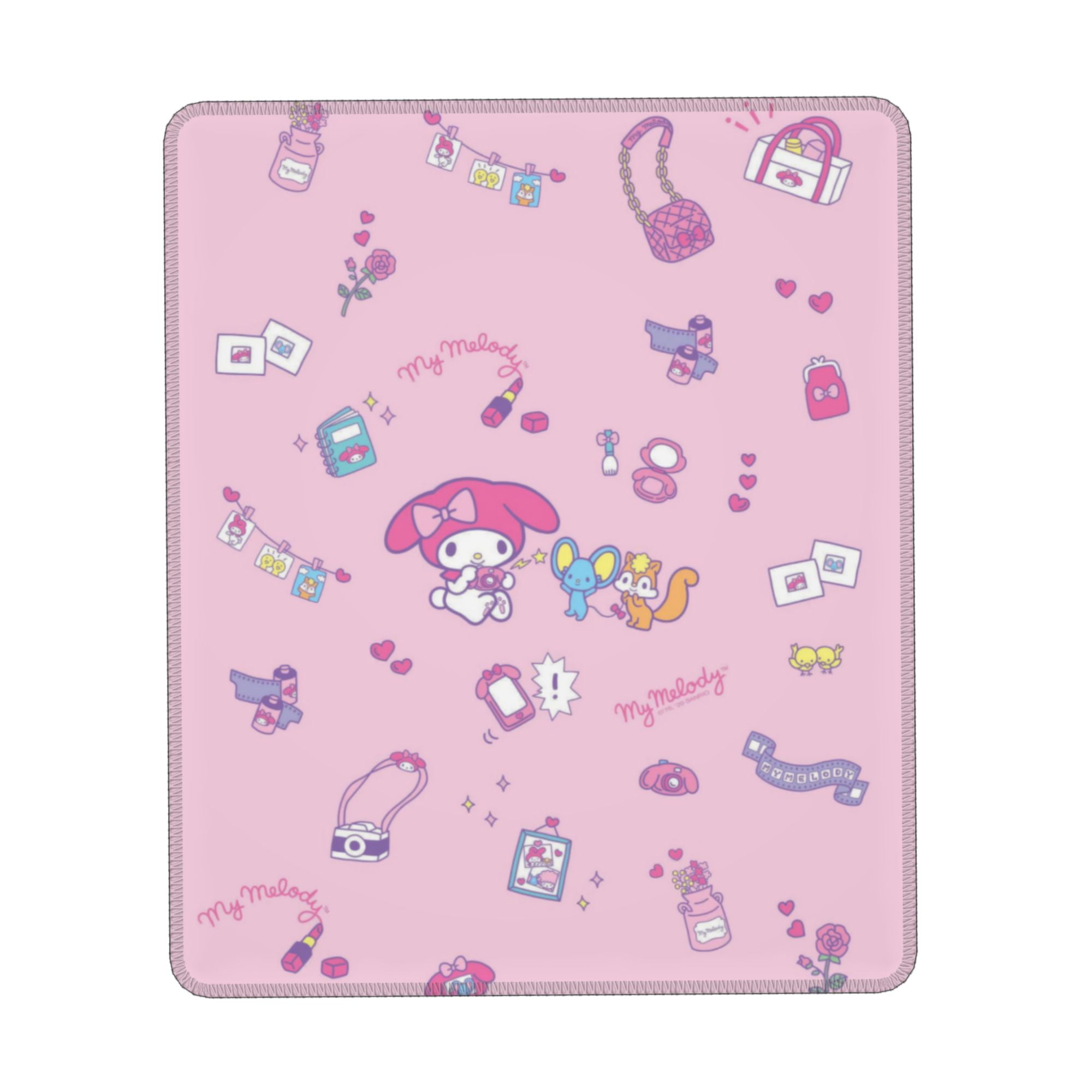 My Melody Rubber Lock Edge Mouse Pad (Vertical) Office Mouse Pad Home ...
