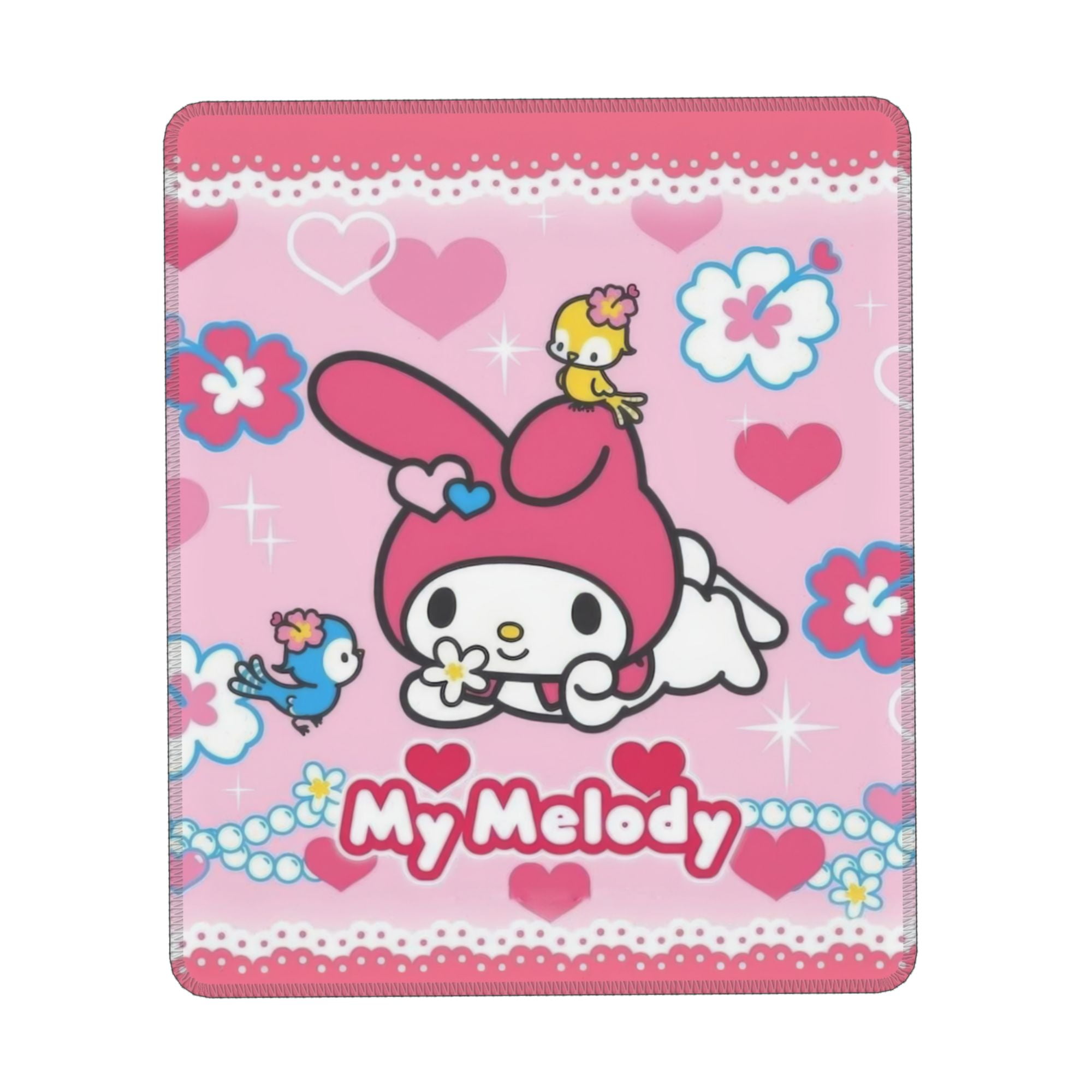 My Melody Rubber Lock Edge Mouse Pad (Vertical) Office Mouse Pad Home ...