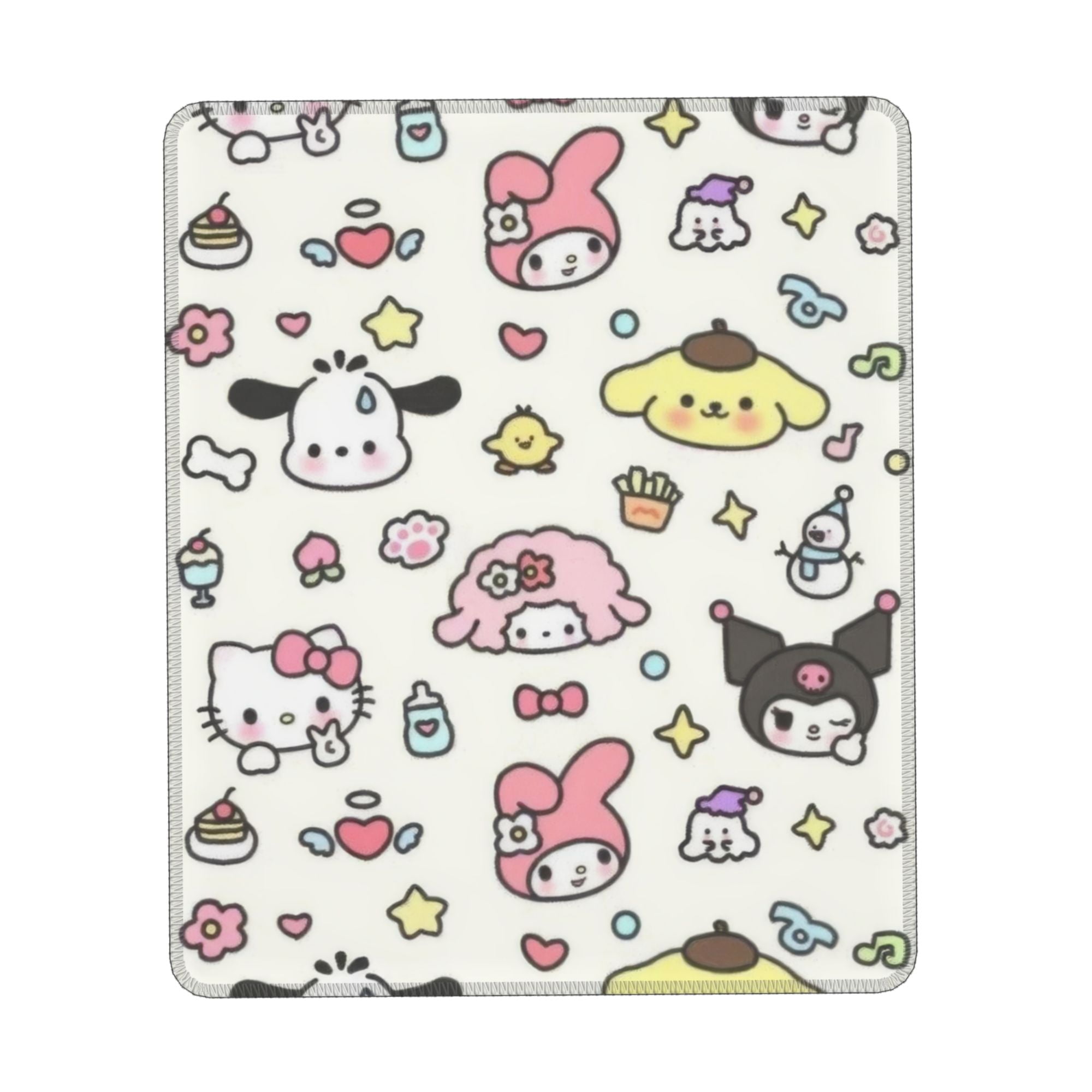 My Melody Rubber Lock Edge Mouse Pad (Vertical) Office Mouse Pad Home ...