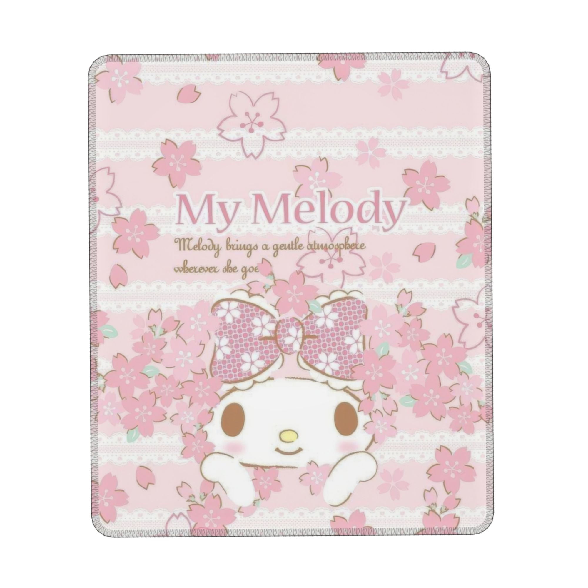 My Melody Rubber Lock Edge Mouse Pad (Vertical) Office Mouse Pad Home ...
