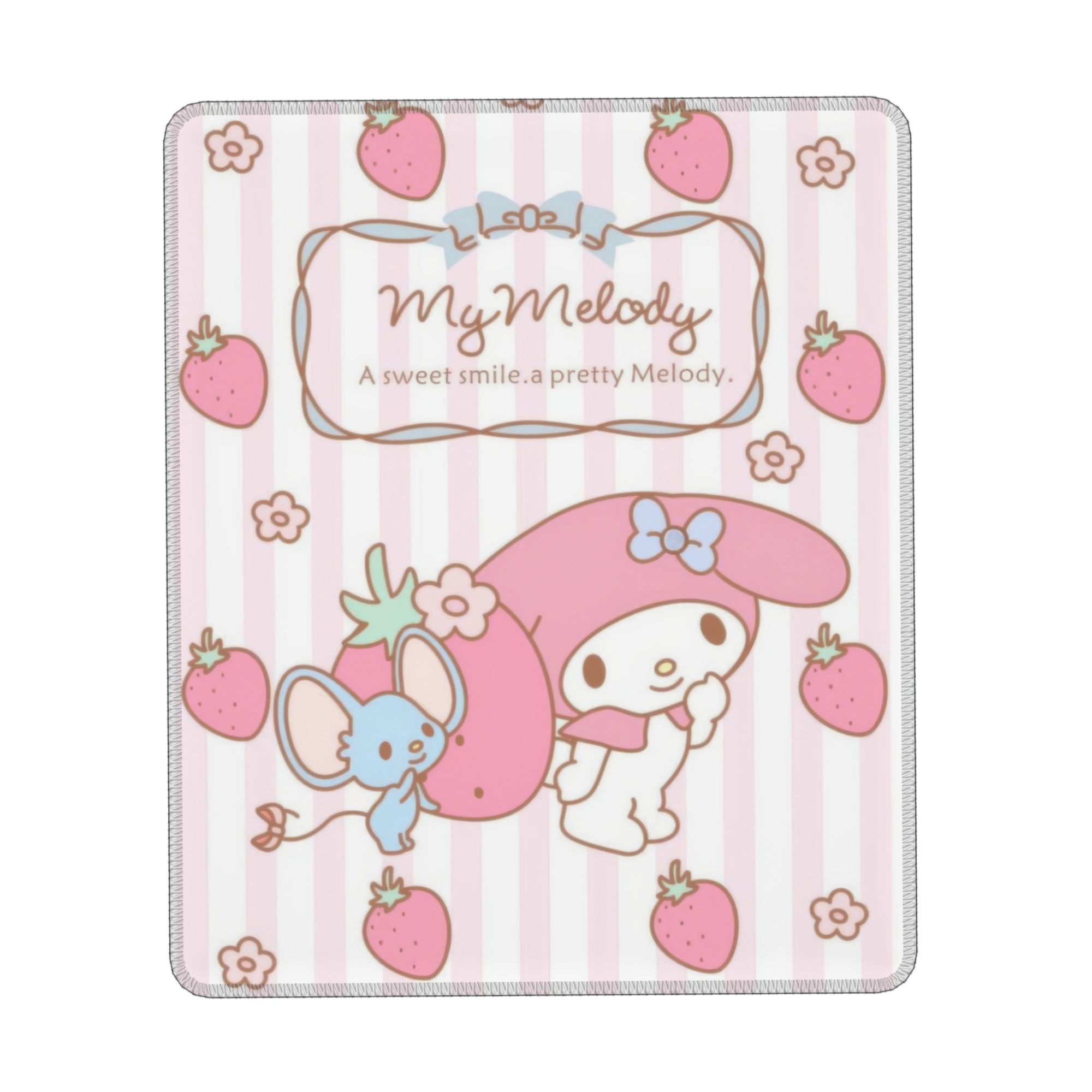 My Melody Rubber Lock Edge Mouse Pad (Vertical) Office Mouse Pad Home ...