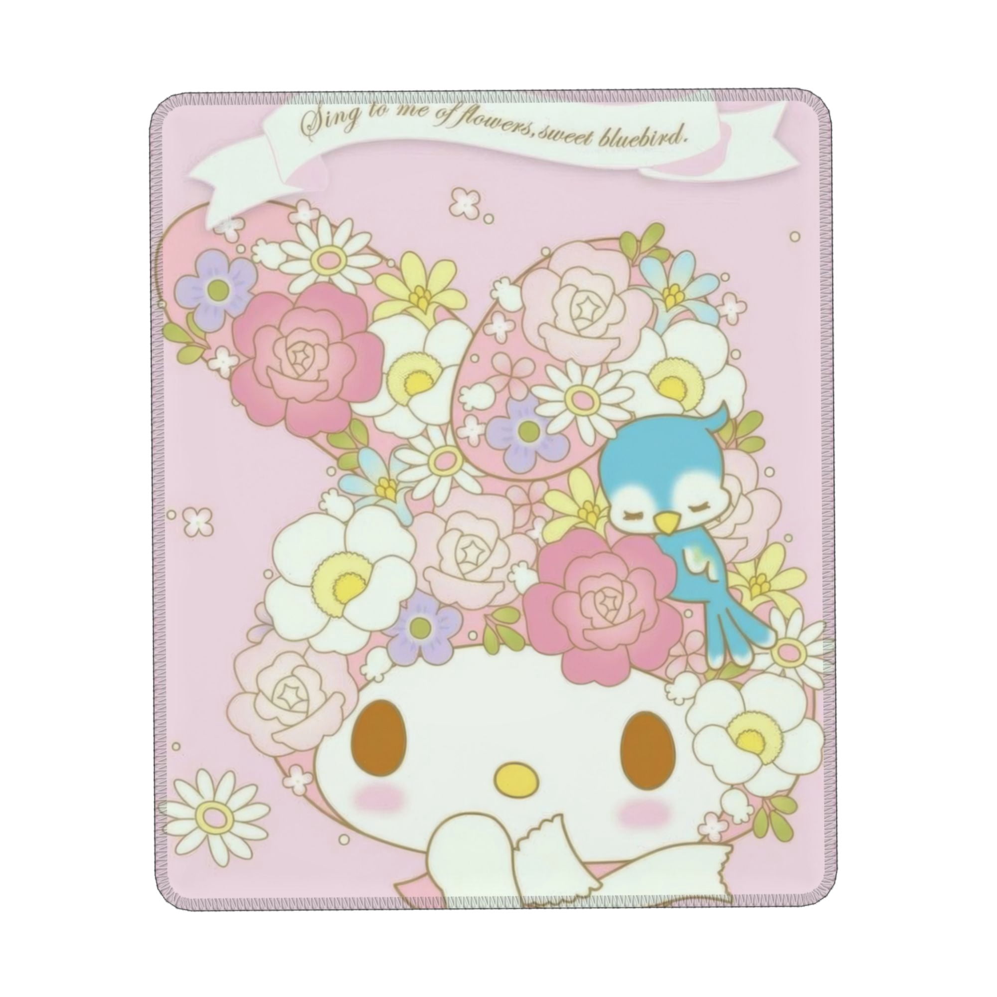 My Melody Rubber Lock Edge Mouse Pad (Vertical) Office Mouse Pad Home ...