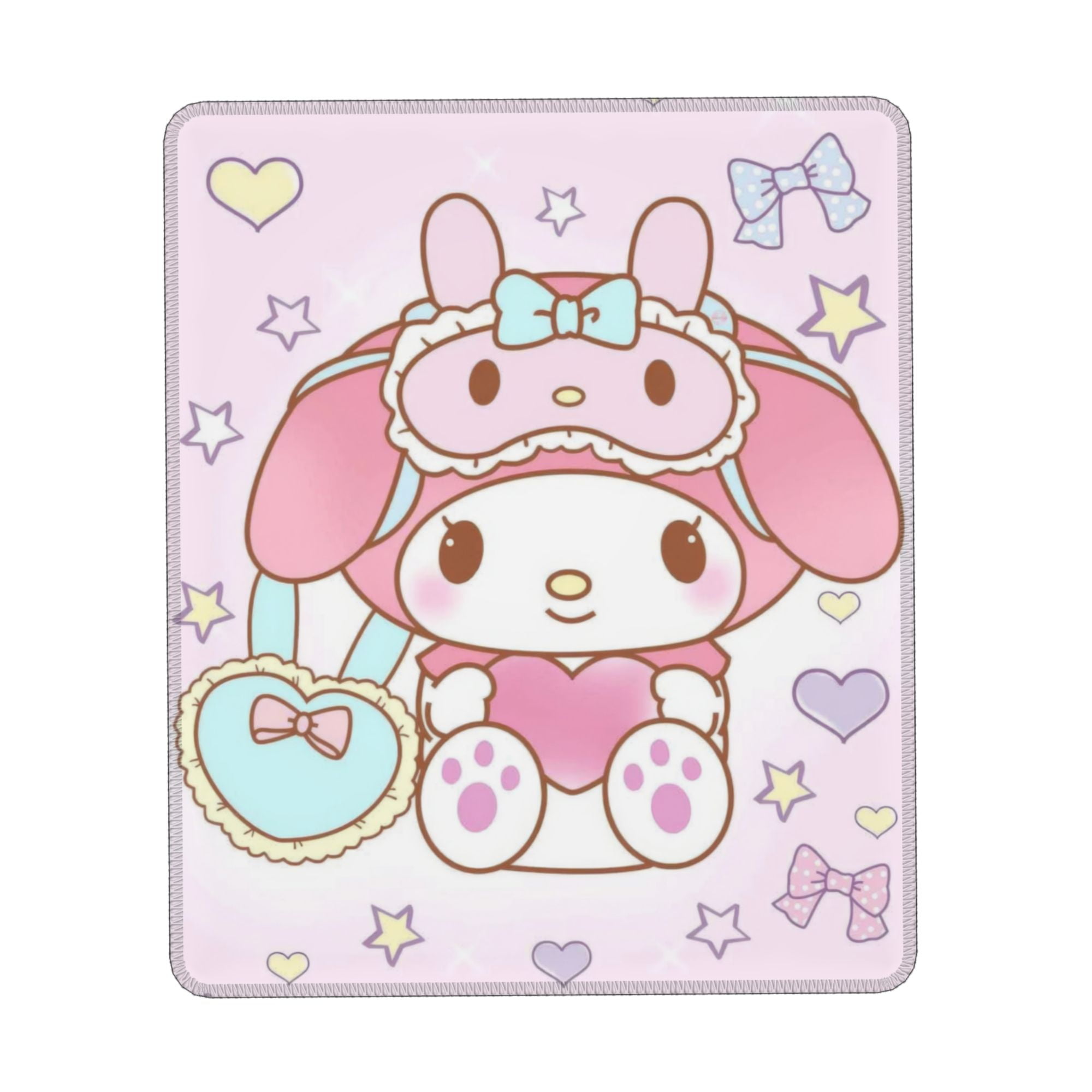 My Melody Rubber Lock Edge Mouse Pad (Vertical) Office Mouse Pad Home ...