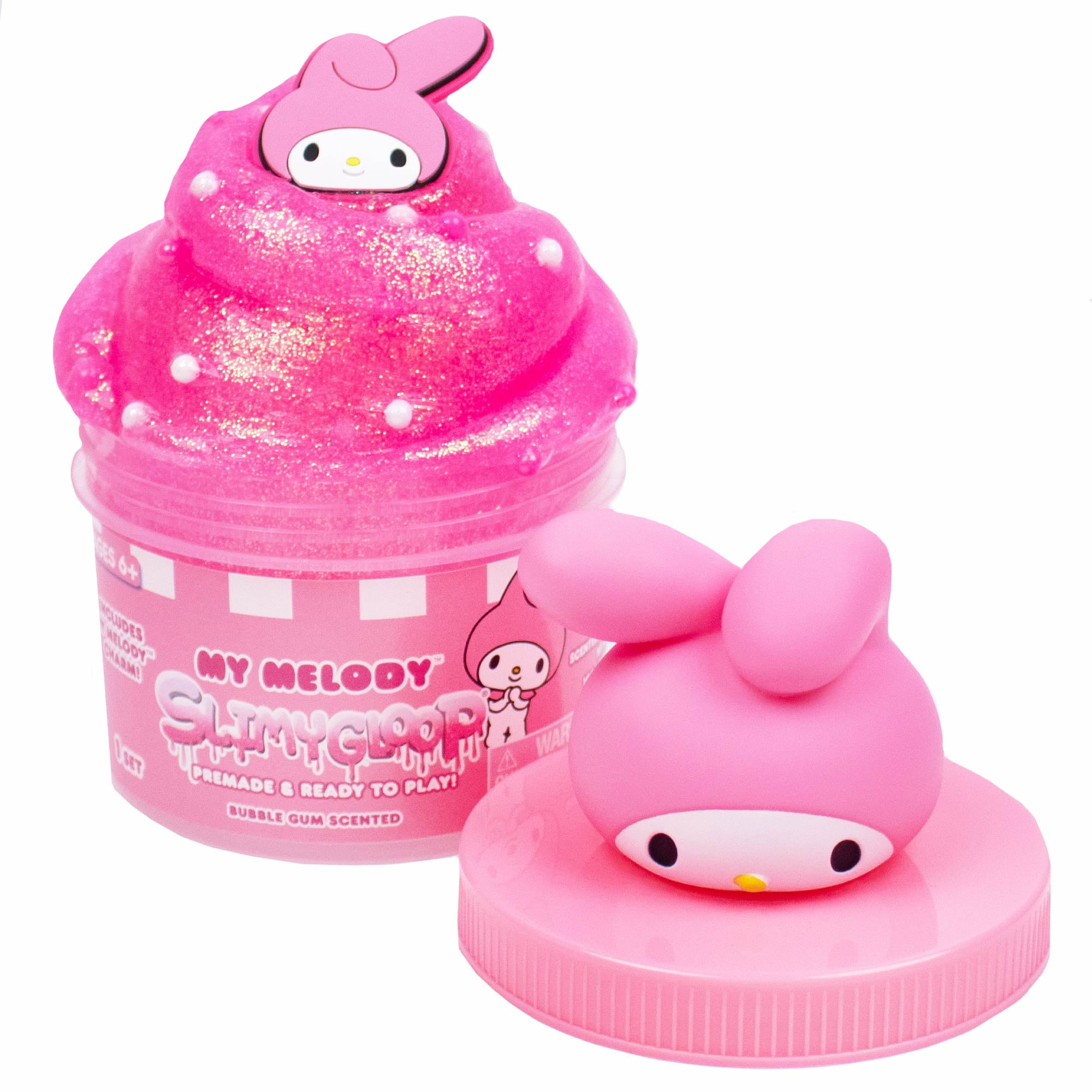 My Melody SLIMYGLOOP Jar, 8 oz Pink Bubblegum-Scented Slime - Walmart.com