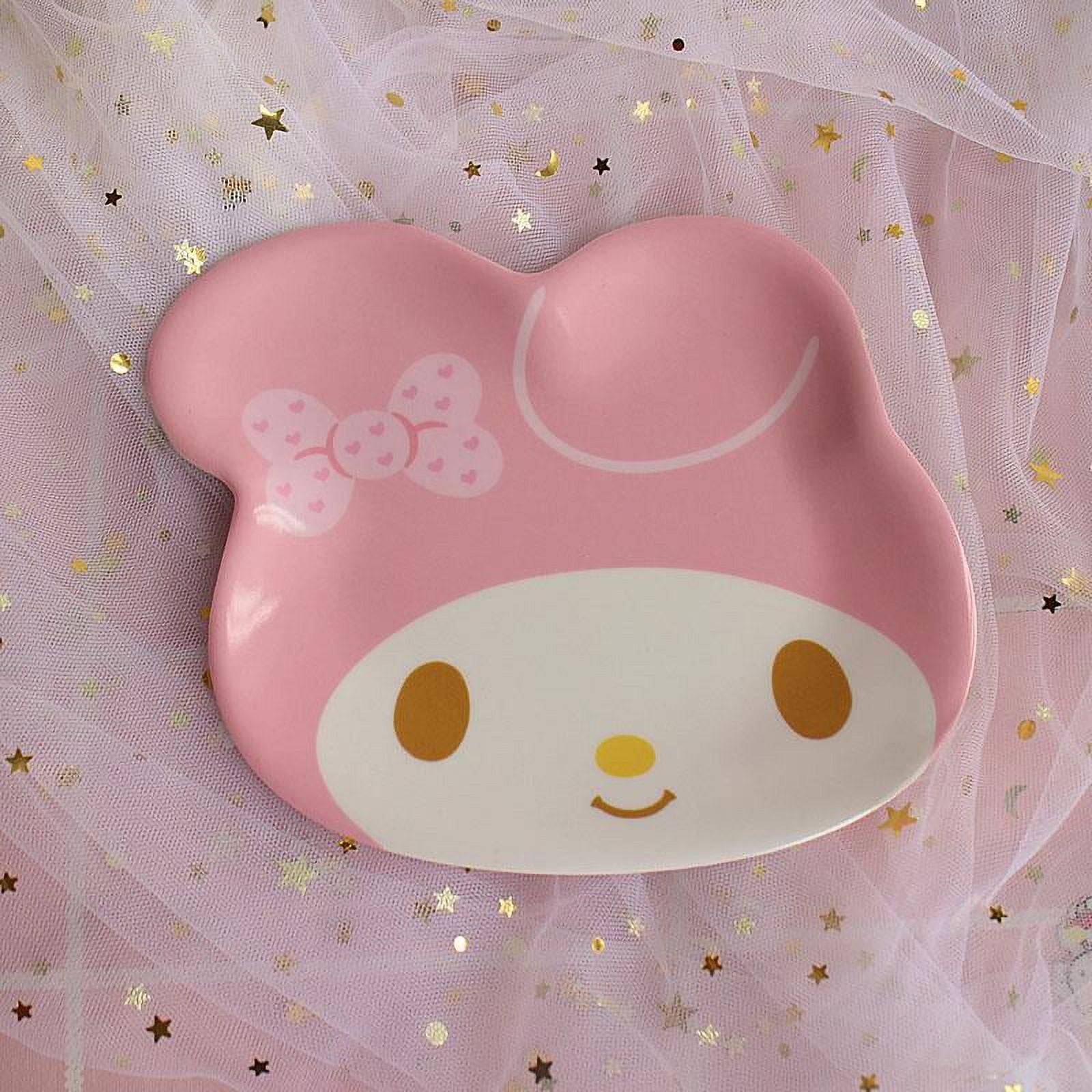My Melody Sanrio Dinner Plate Hello Kitty Anime Baby Children Kawaii ...