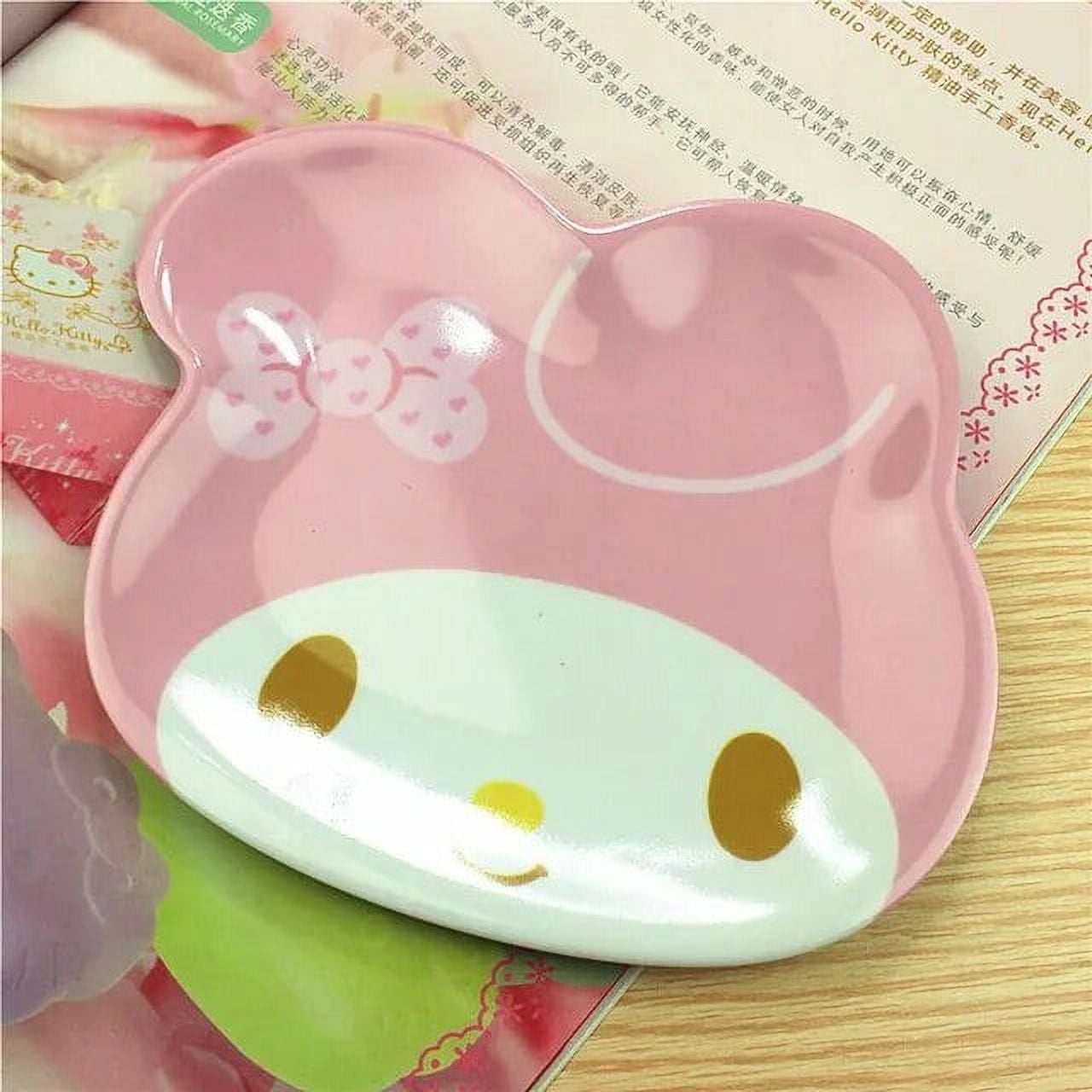 My Melody Sanrio Dinner Plate Hello Kitty Anime Baby Children Kawaii ...