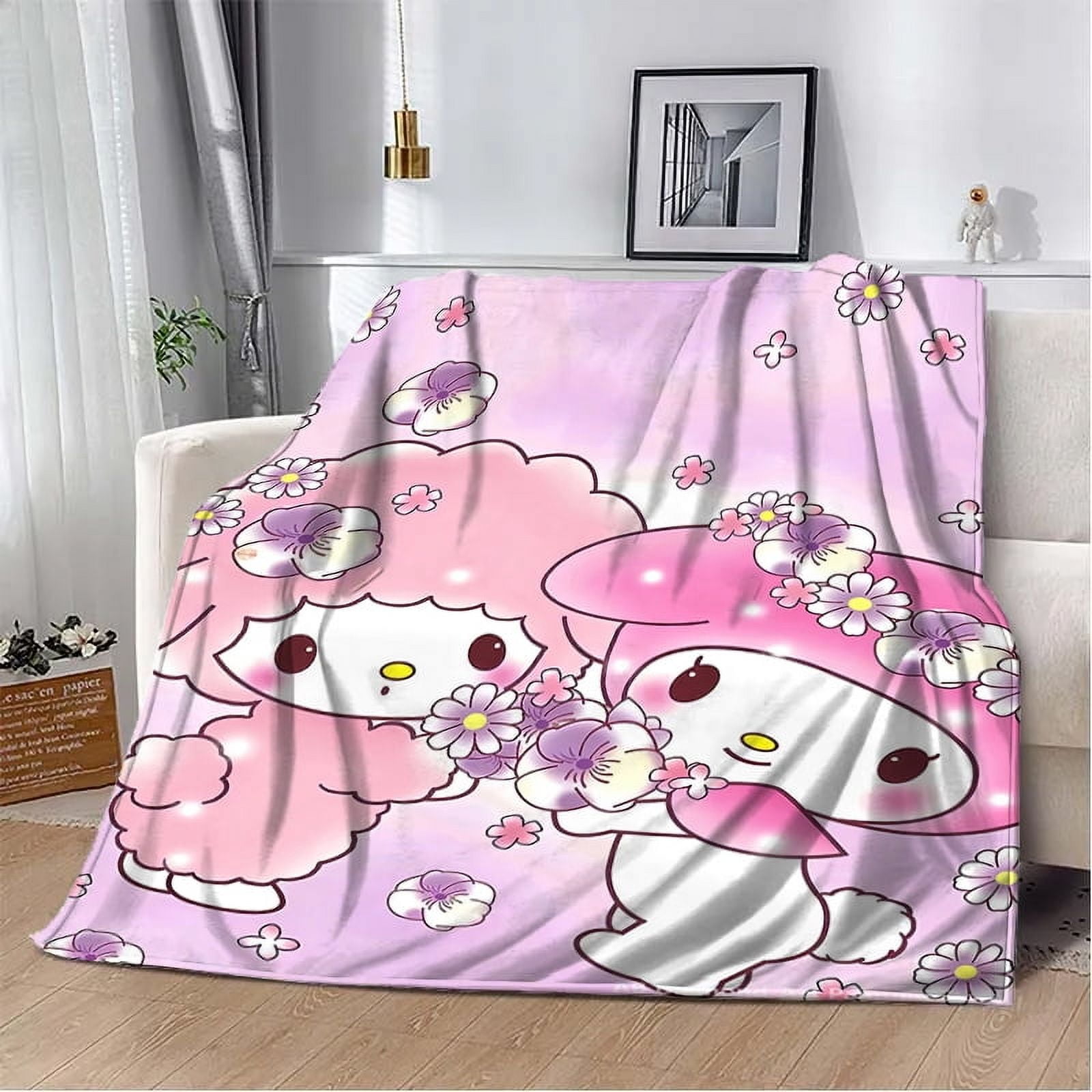 My Melody Sanrio Plush Nap Cartoon Travel Blanket Gifts - Walmart.com
