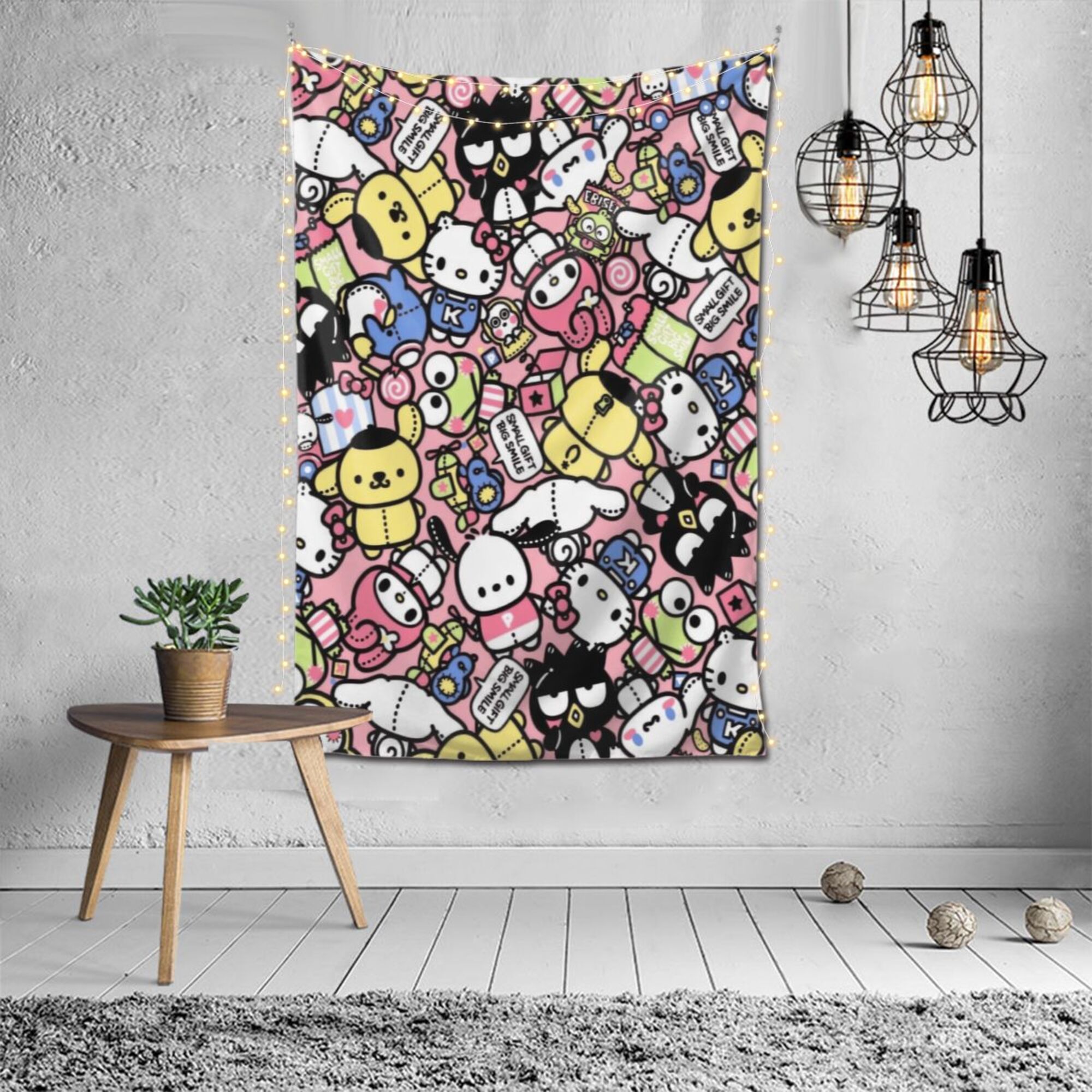 My Melody Tapestry Aesthetic Cute Room Decor Tapestry Birthday ...