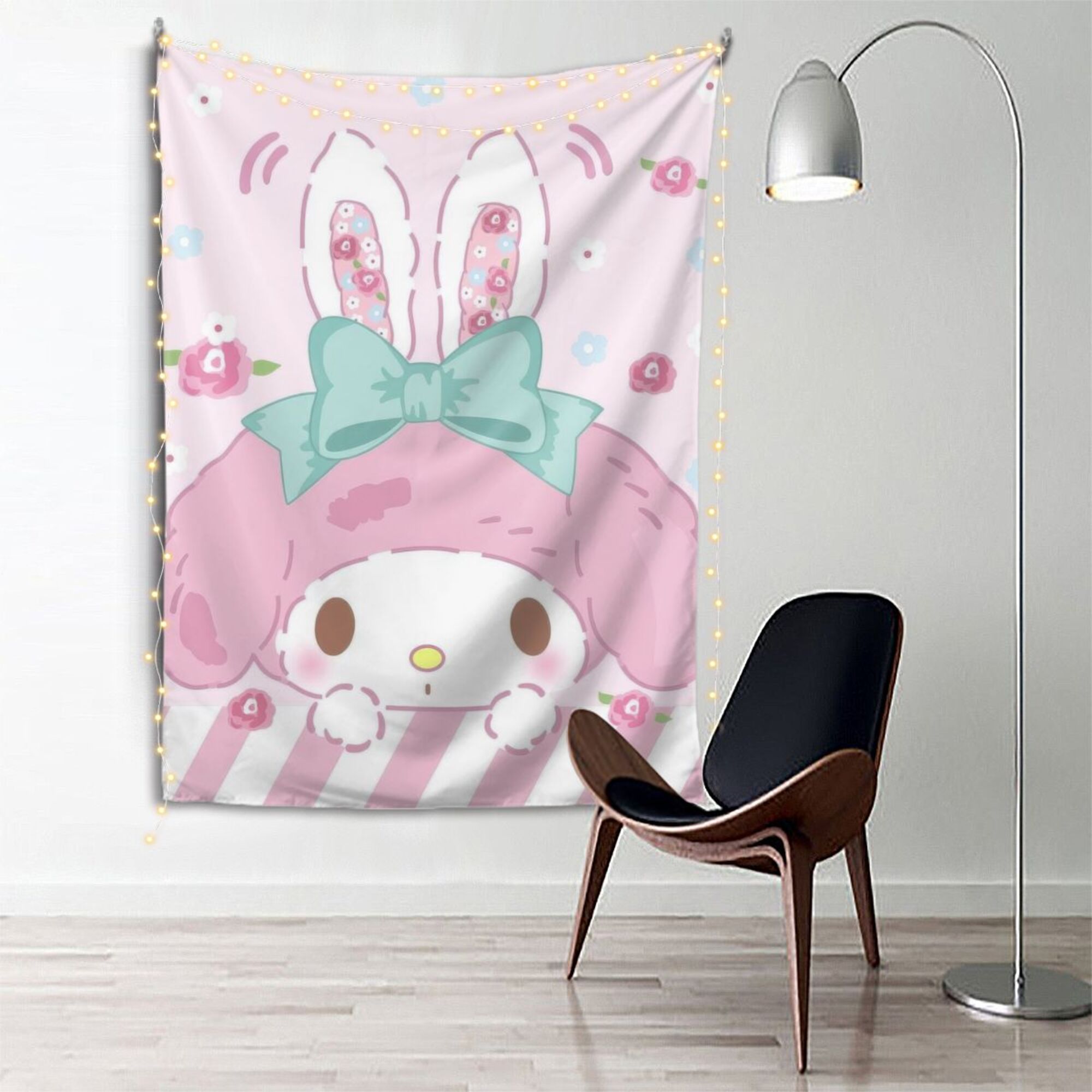My Melody Tapestry Aesthetic Cute Room Decor Tapestry Birthday ...