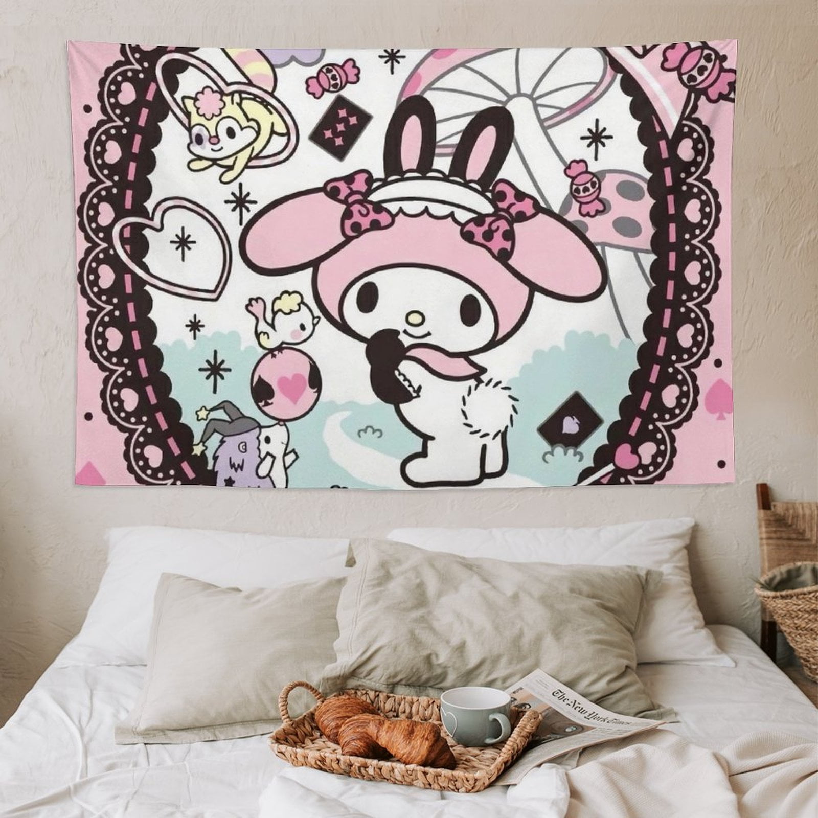 My Melody Tapestry,My Melody Tapestry Wall Hanging,Wall Hanging ...