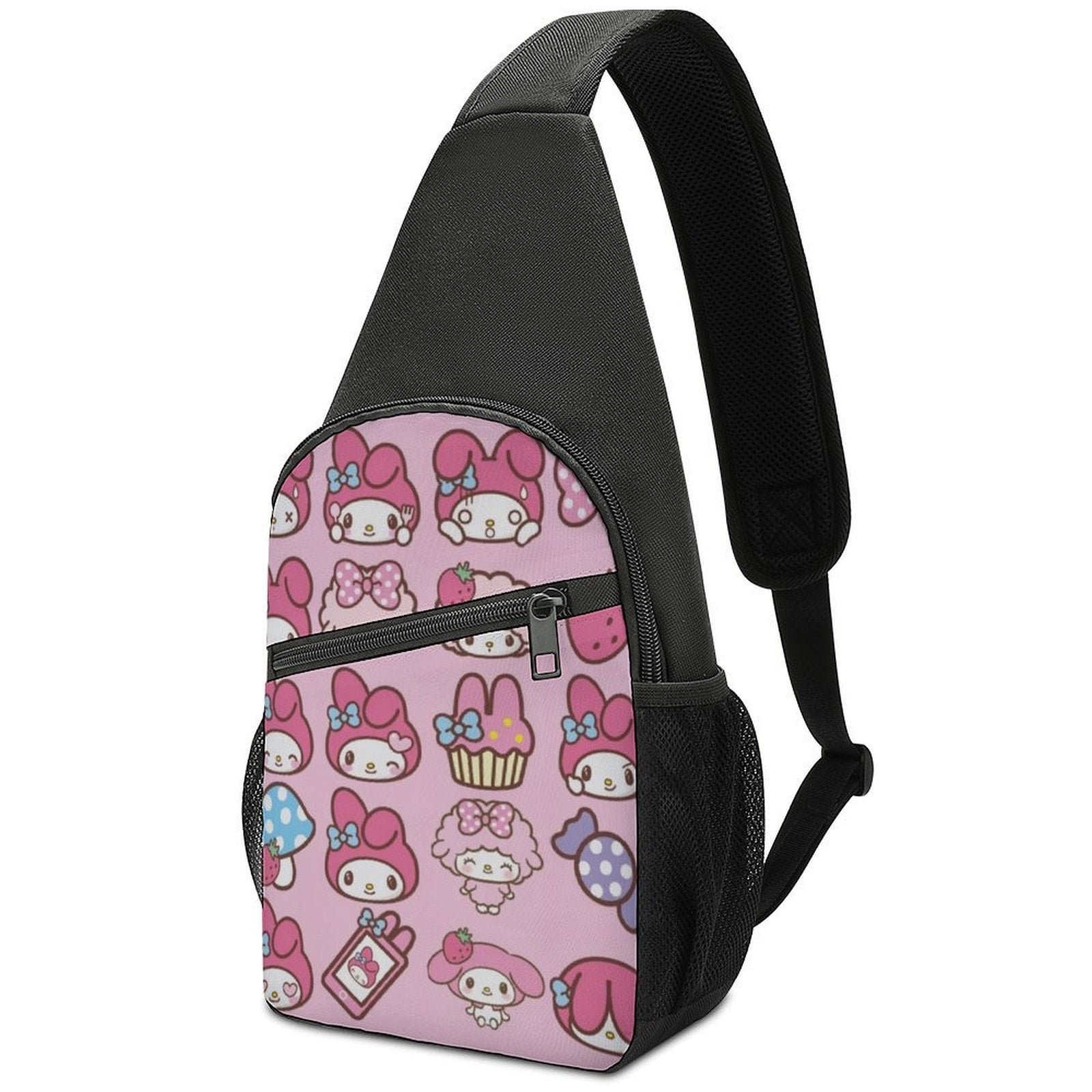 My Melody Unisex Crossbody Bags Lightweight Sling Backpack Multipurpose ...