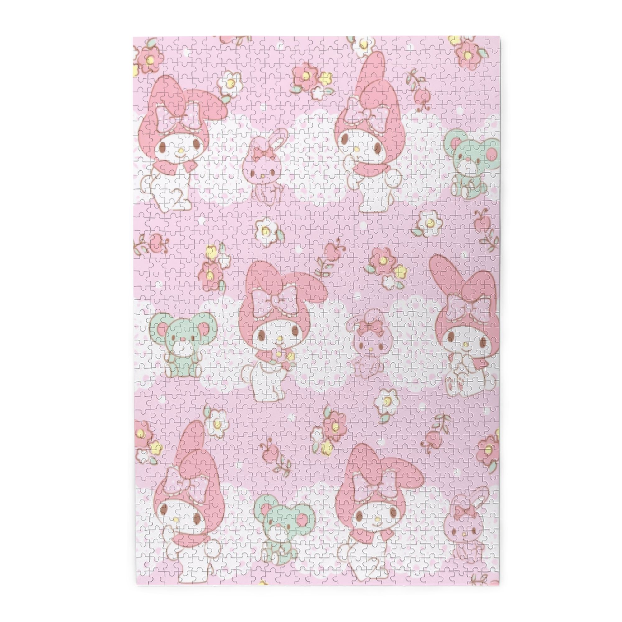 My Melody Wooden Puzzle 1000 PCS in Plastic Box, DIY Jigsaw Puzzle for ...