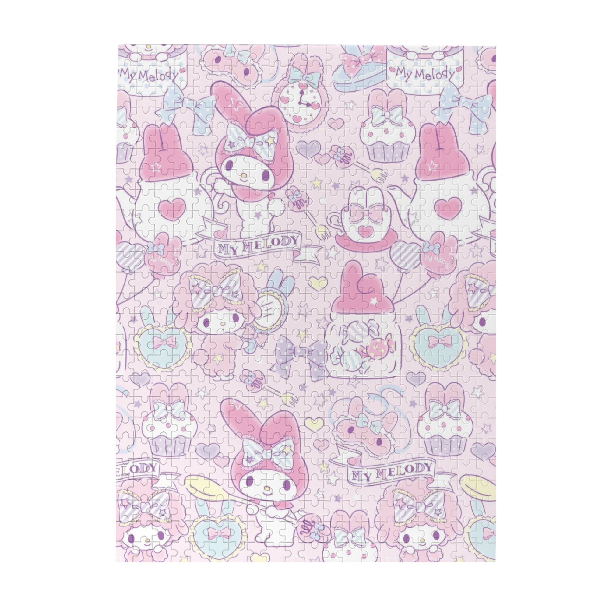 My Melody Wooden Puzzle 500 PCS in Plastic Box, DIY Jigsaw Puzzle for ...