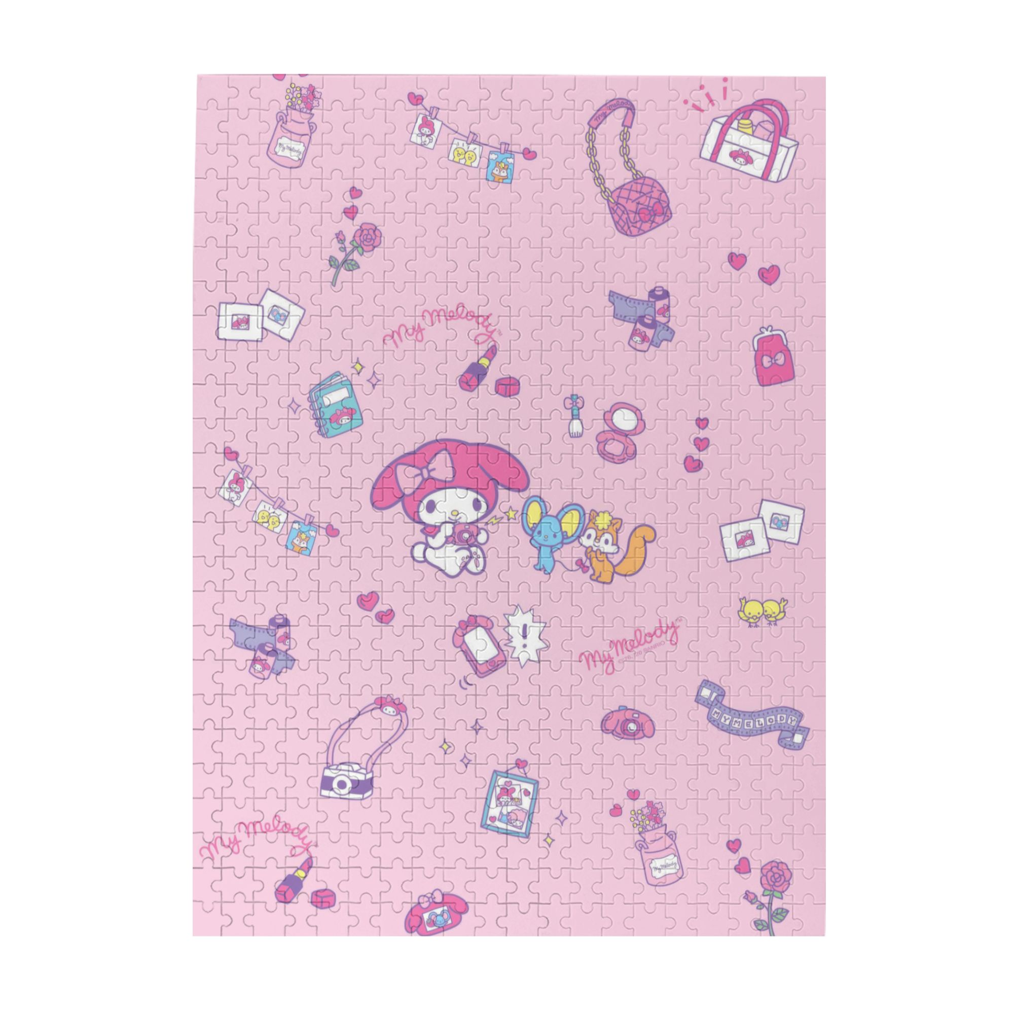 My Melody Wooden Puzzle 500 PCS in Plastic Box, DIY Jigsaw Puzzle for ...