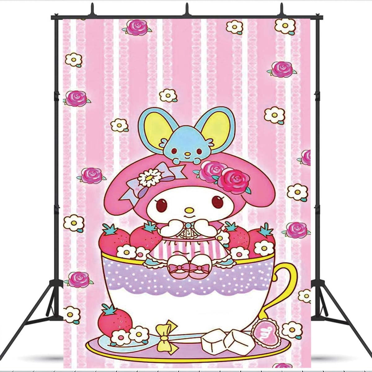 My Melody school Backdrop Background Banner Birthday Party Supplies ...