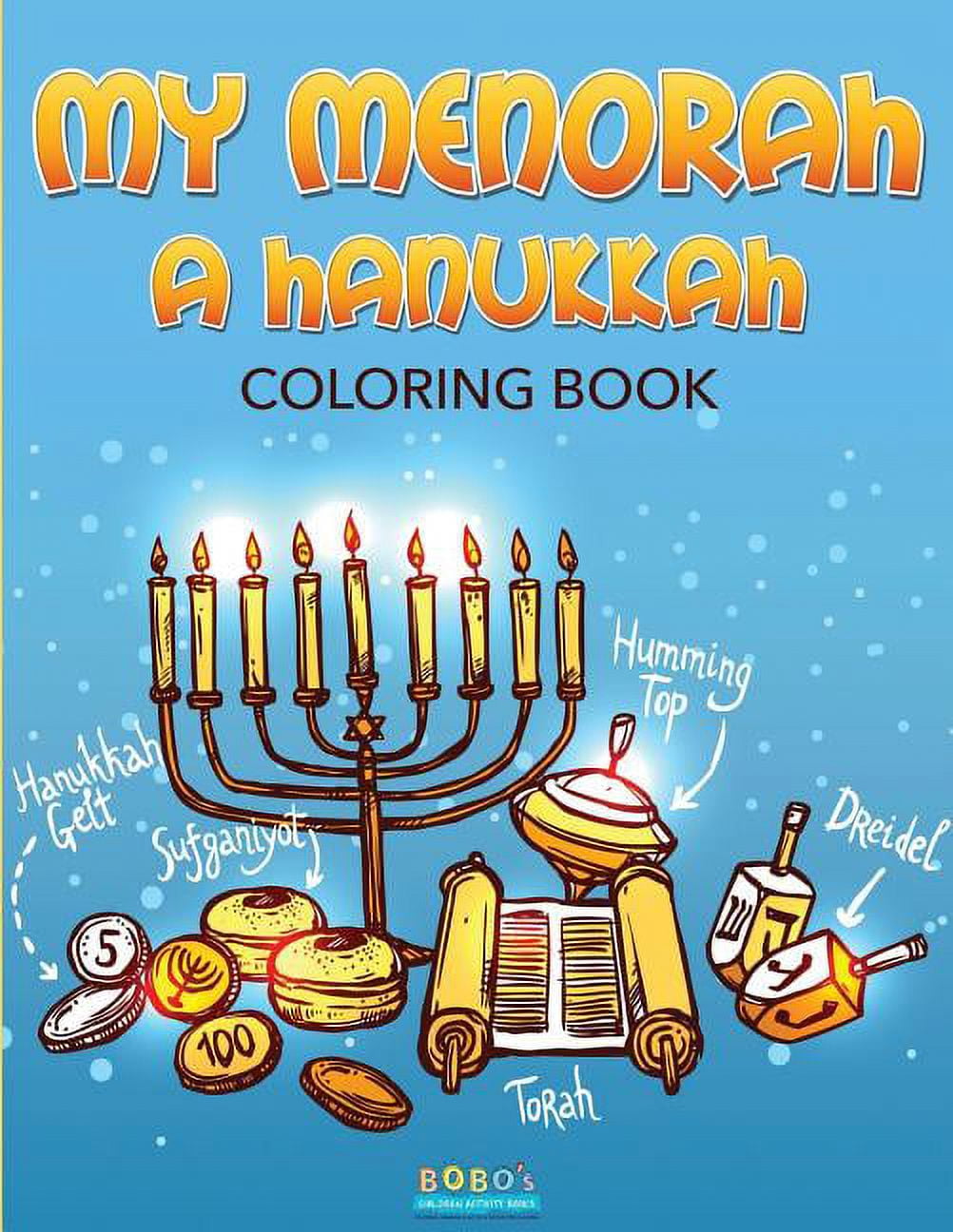My Menorah: A Hanukkah Coloring Book, (Paperback) - Walmart.com