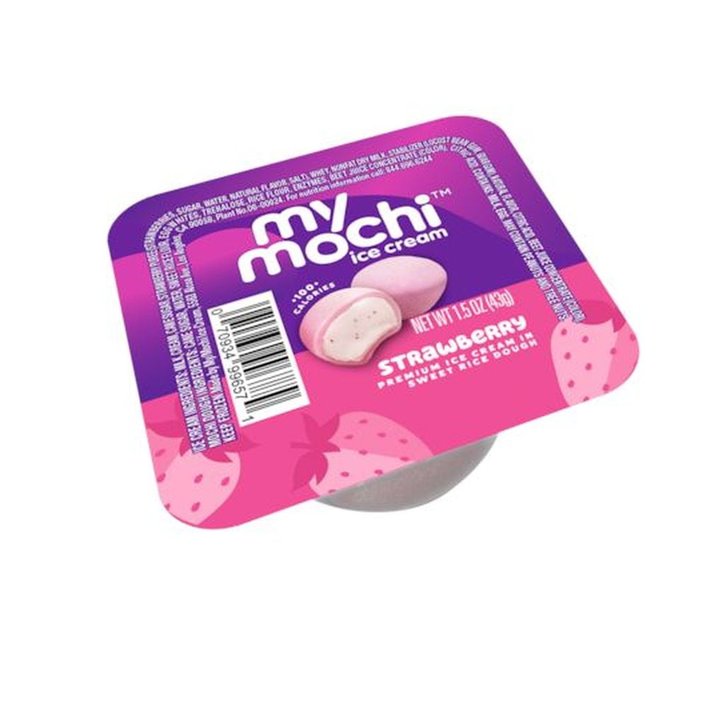 My Mochi Japanese Ice Cream - Creamy Ripe Strawberry Flavor, 1.5 Ounce ...